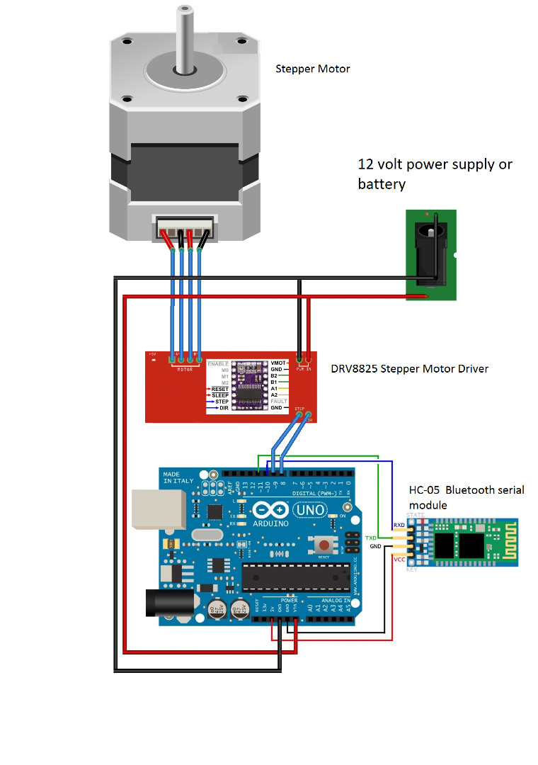 Motorized Camera Slider Controled by Android Phone : 4 Steps ...