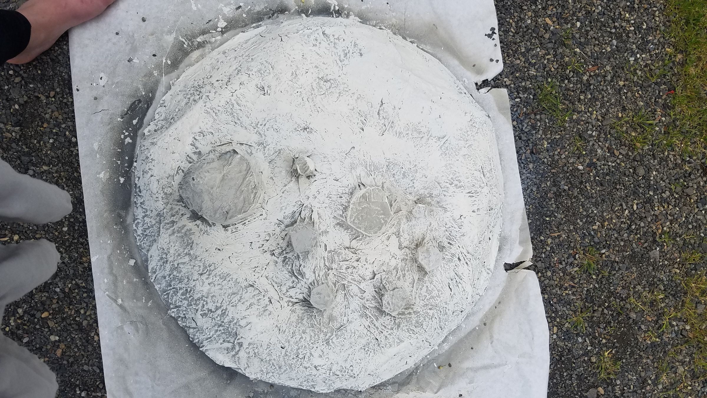 How to Make a Paper Mache Moon Wall Hanging : 9 Steps (with Pictures ...