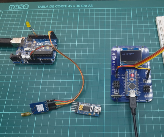 Turn On Light With Reyax Rylr896 Lora Modules With Acknowledgement 3 Steps Instructables