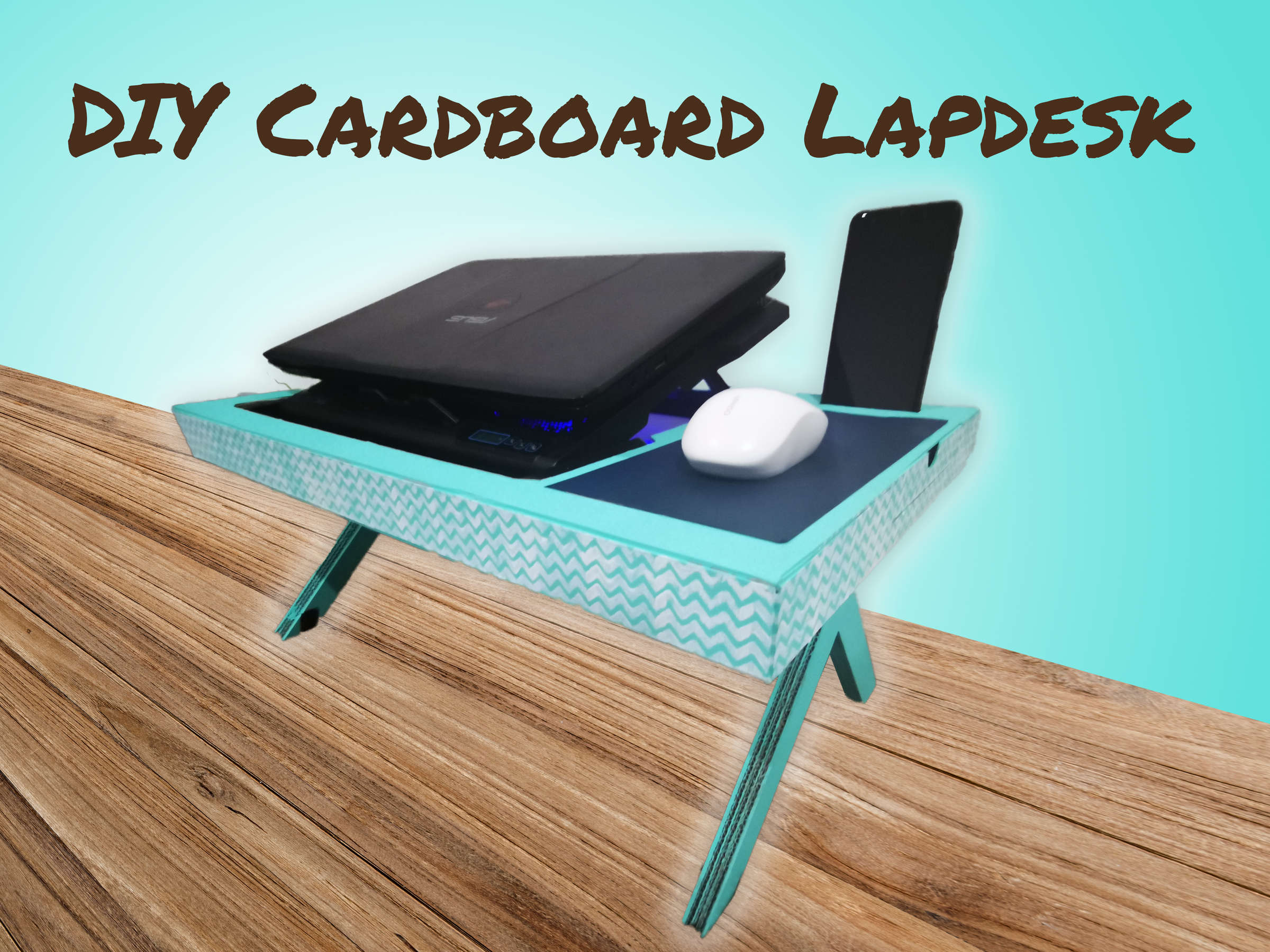 Cardboard Lapdesk : 16 Steps (with Pictures) - Instructables