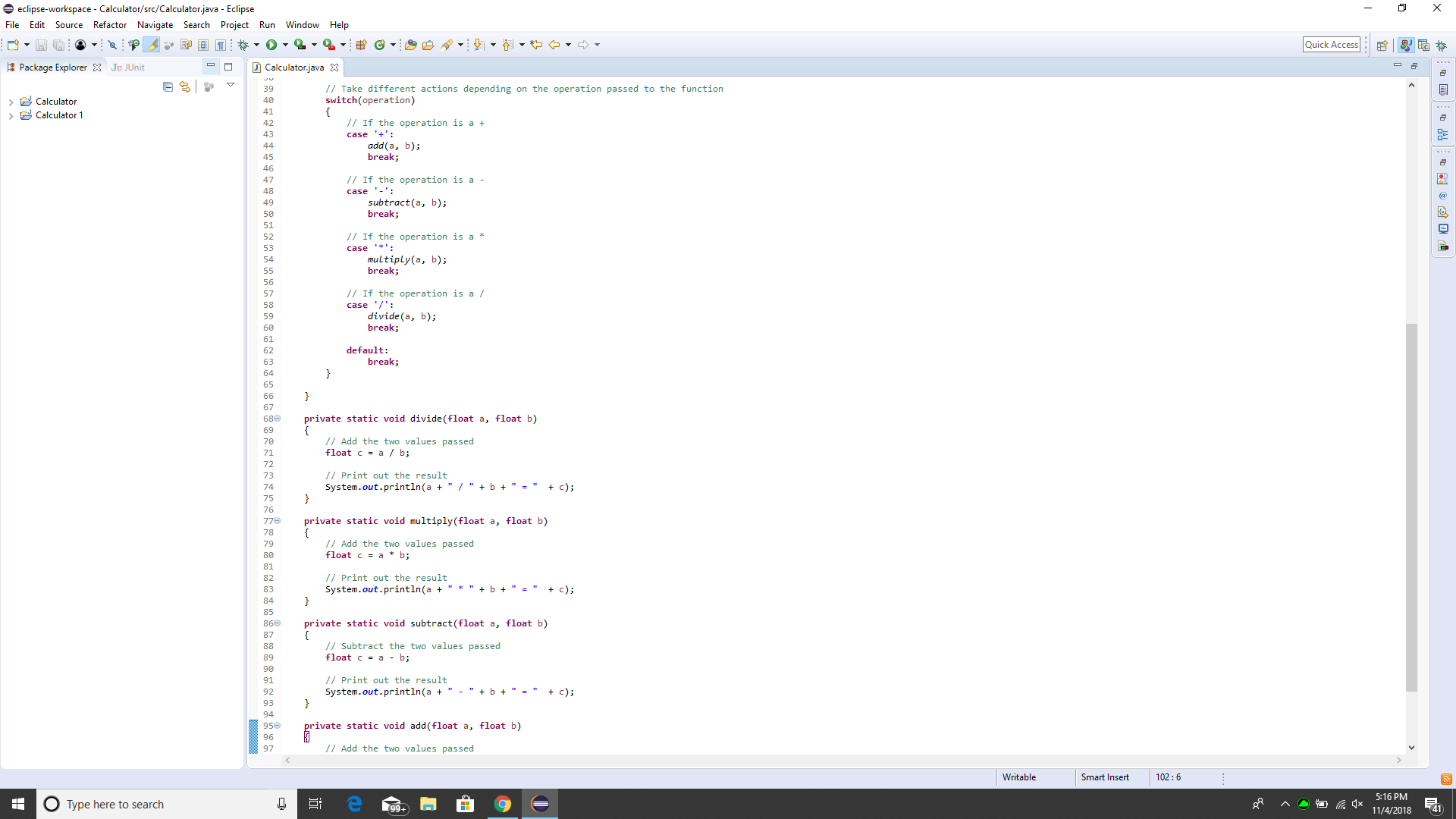 Simple Java Calculator Intro : 9 Steps - Instructables