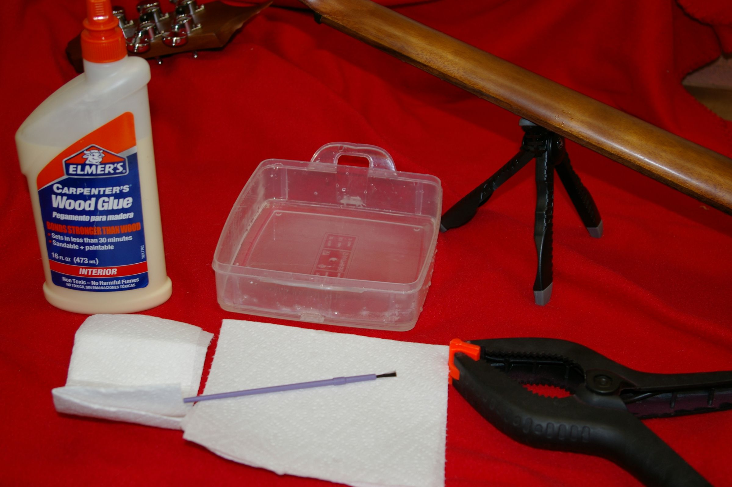 How to Repair a Broken Guitar Neck (headstock) : 12 Steps (with ...
