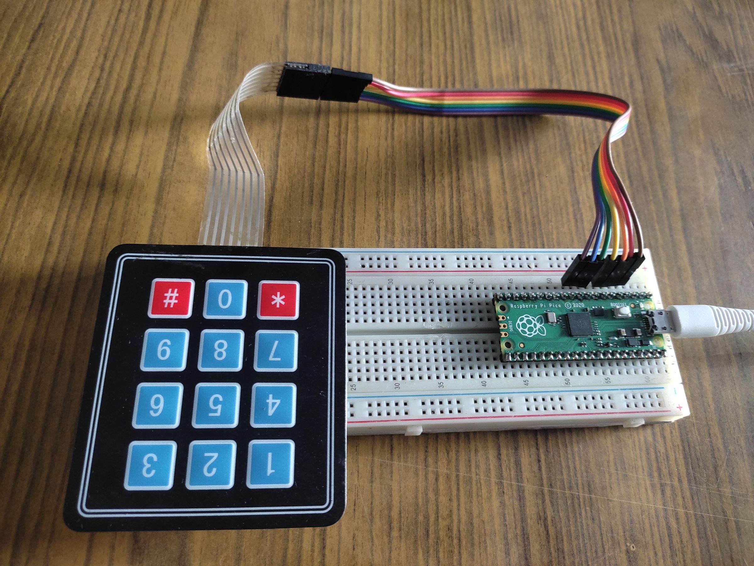 Raspberry Pi Pico and 4x3 Keypad - Instructables