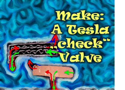 Make: a Tesla "check" Valve Mod. Out of Foam Clay! : 3 Steps ...
