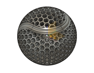 Airless Tennis Ball: Hyperbolic Mapping to a Sphere : 10 Steps (with ...