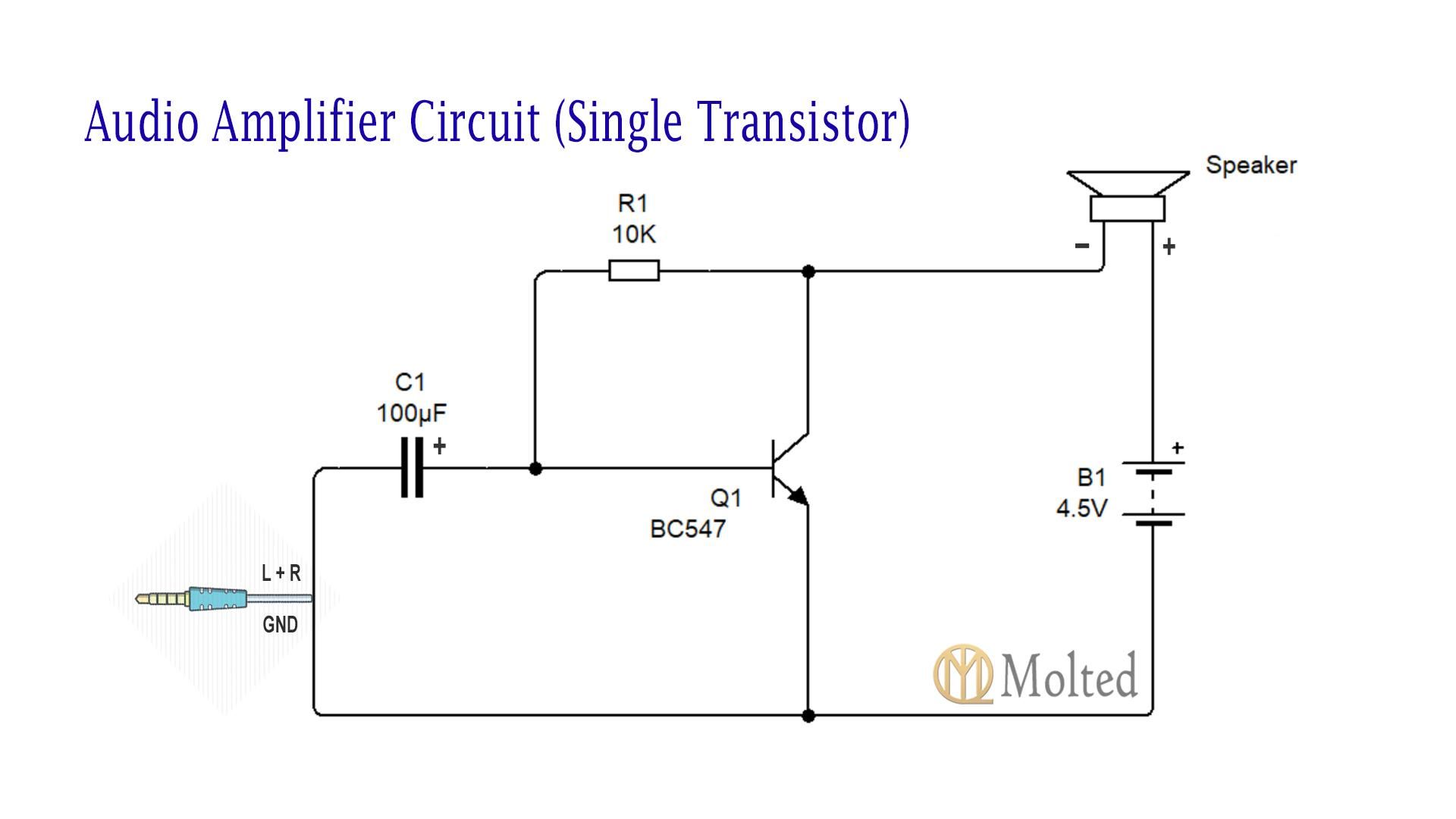 Three Audio Amplifier Circuits || Step-by-Step Tutorial : 3 Steps ...