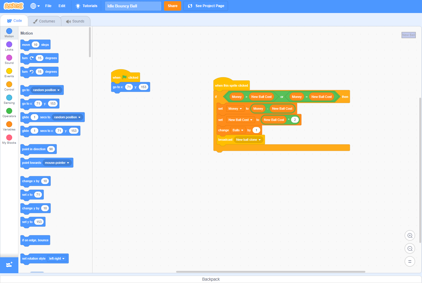 Scratch Idle Bouncing Ball Game : 15 Steps (with Pictures) - Instructables
