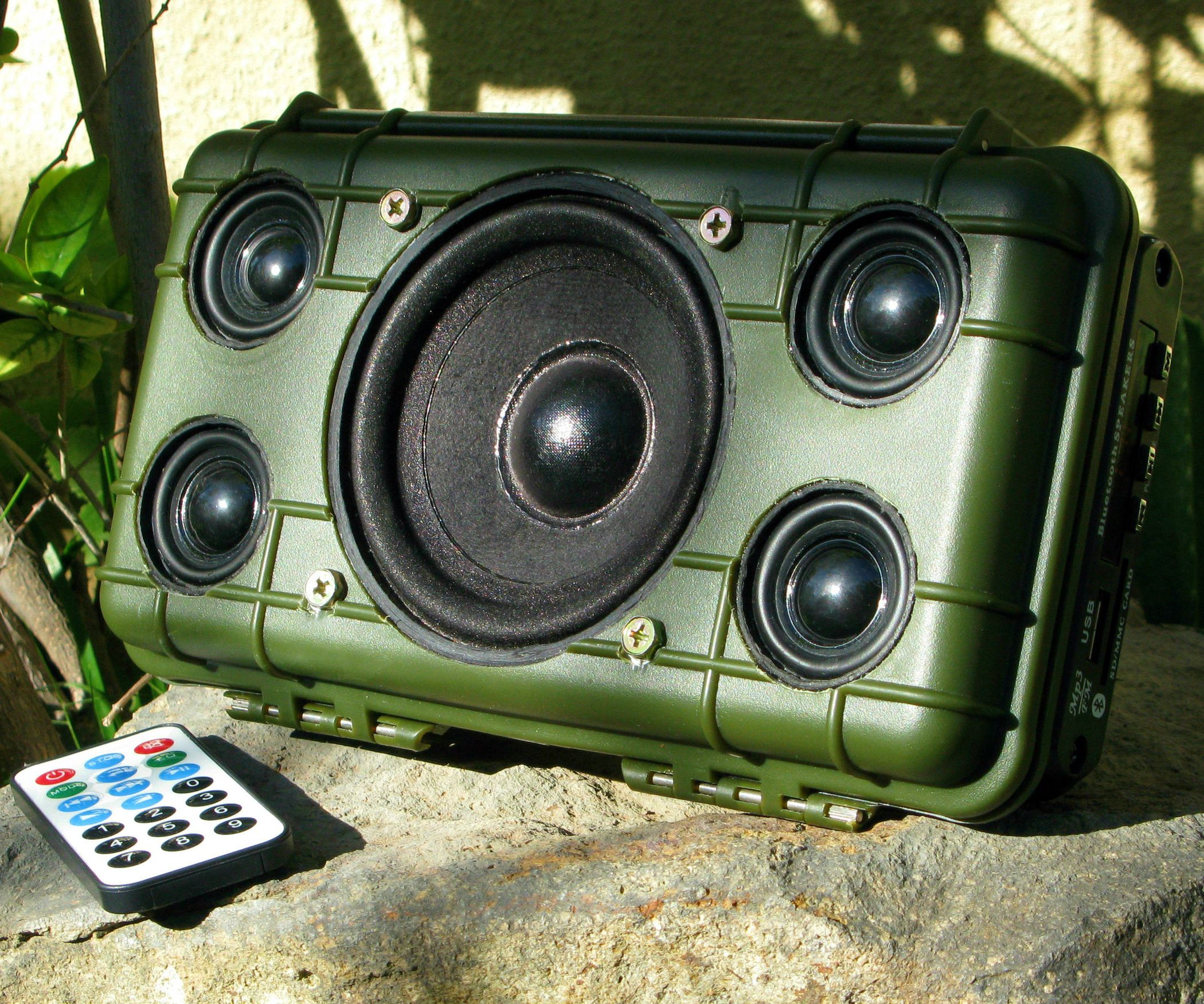 DIY Tough Bluetooth Boombox (Lasts 20hrs!) : 12 Steps (with Pictures ...