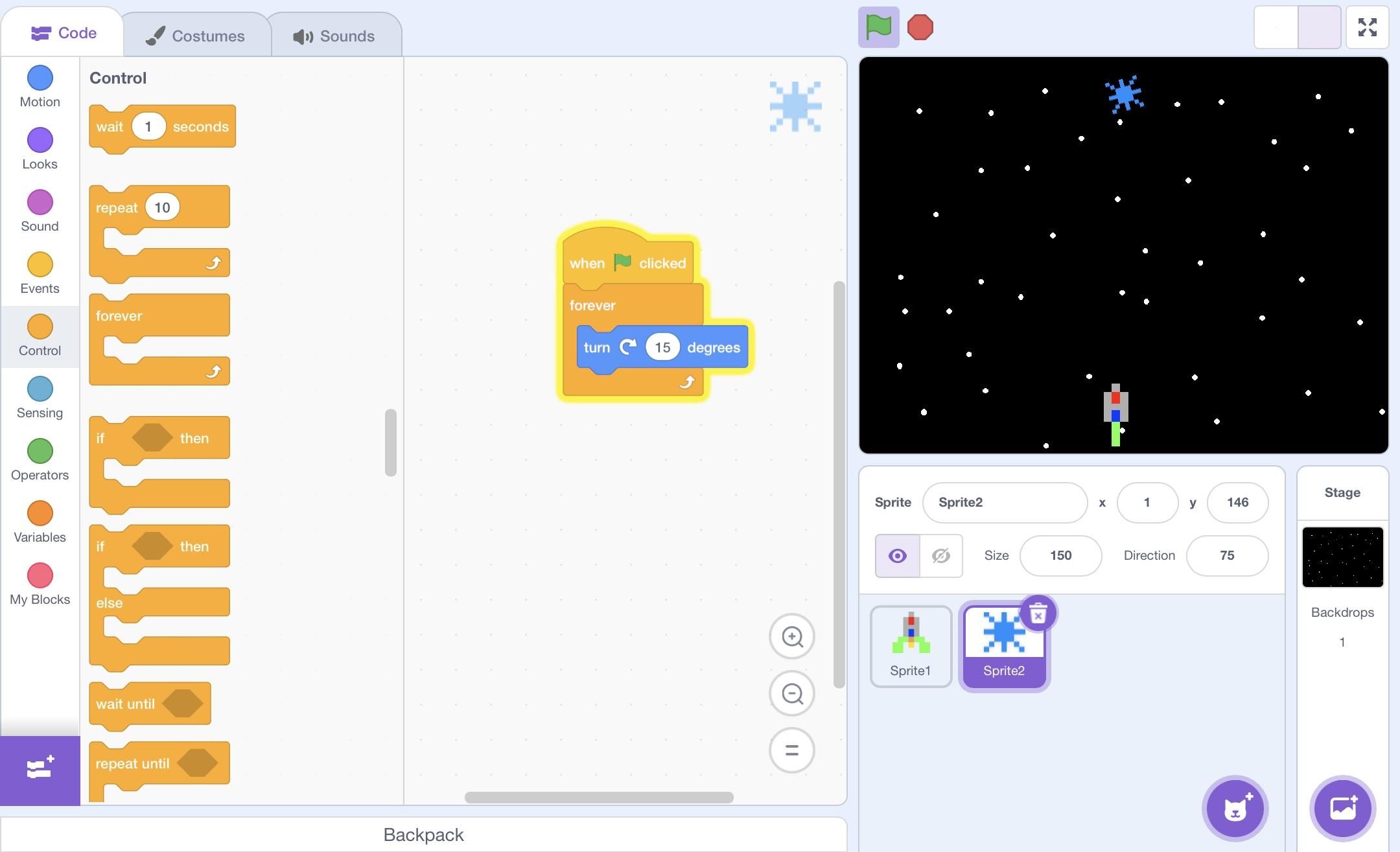 How to Code a Basic Retro Space Shooter on Scratch! : 7 Steps ...