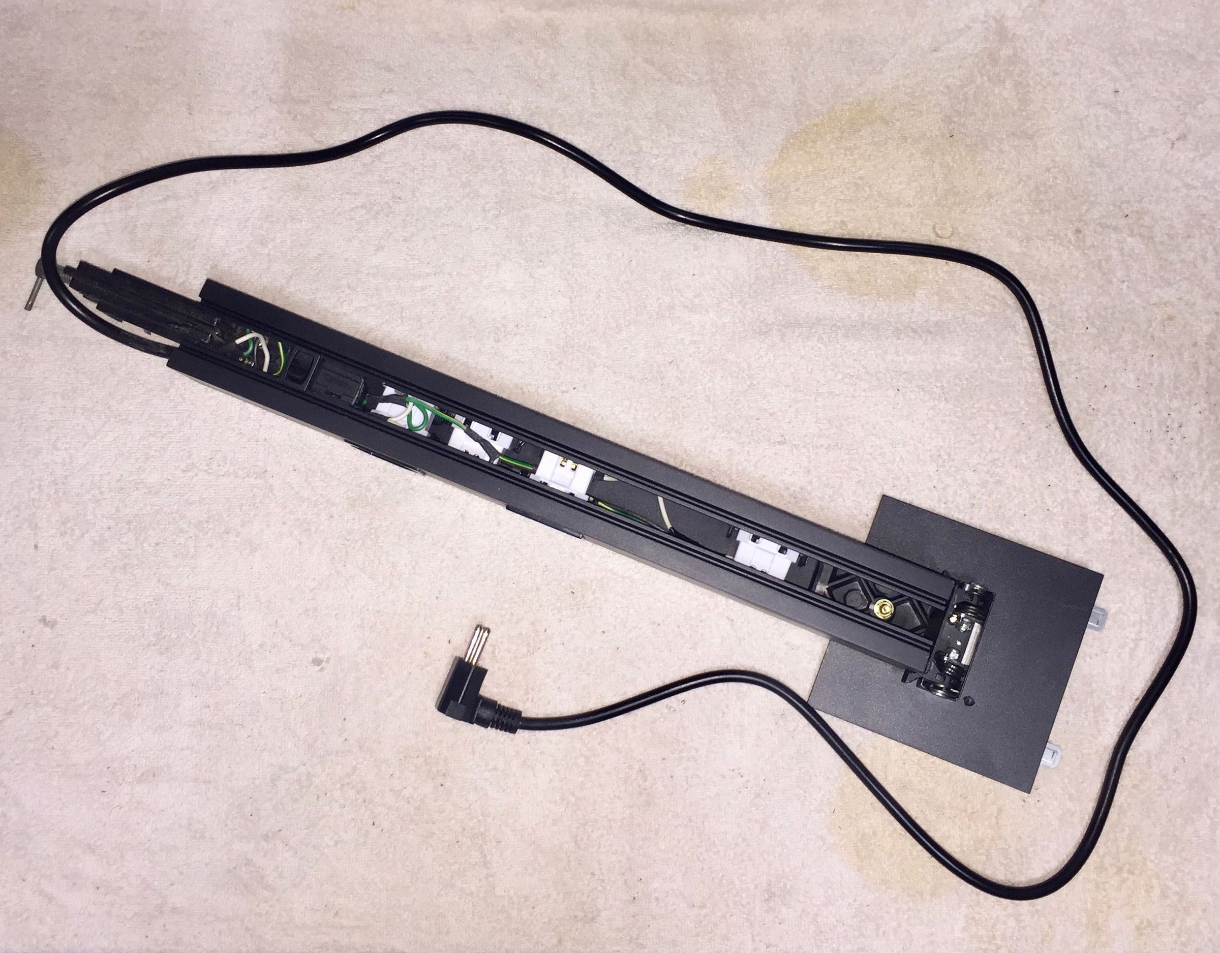 DIY Monitor Support With Power Outlet : 4 Steps (with Pictures ...