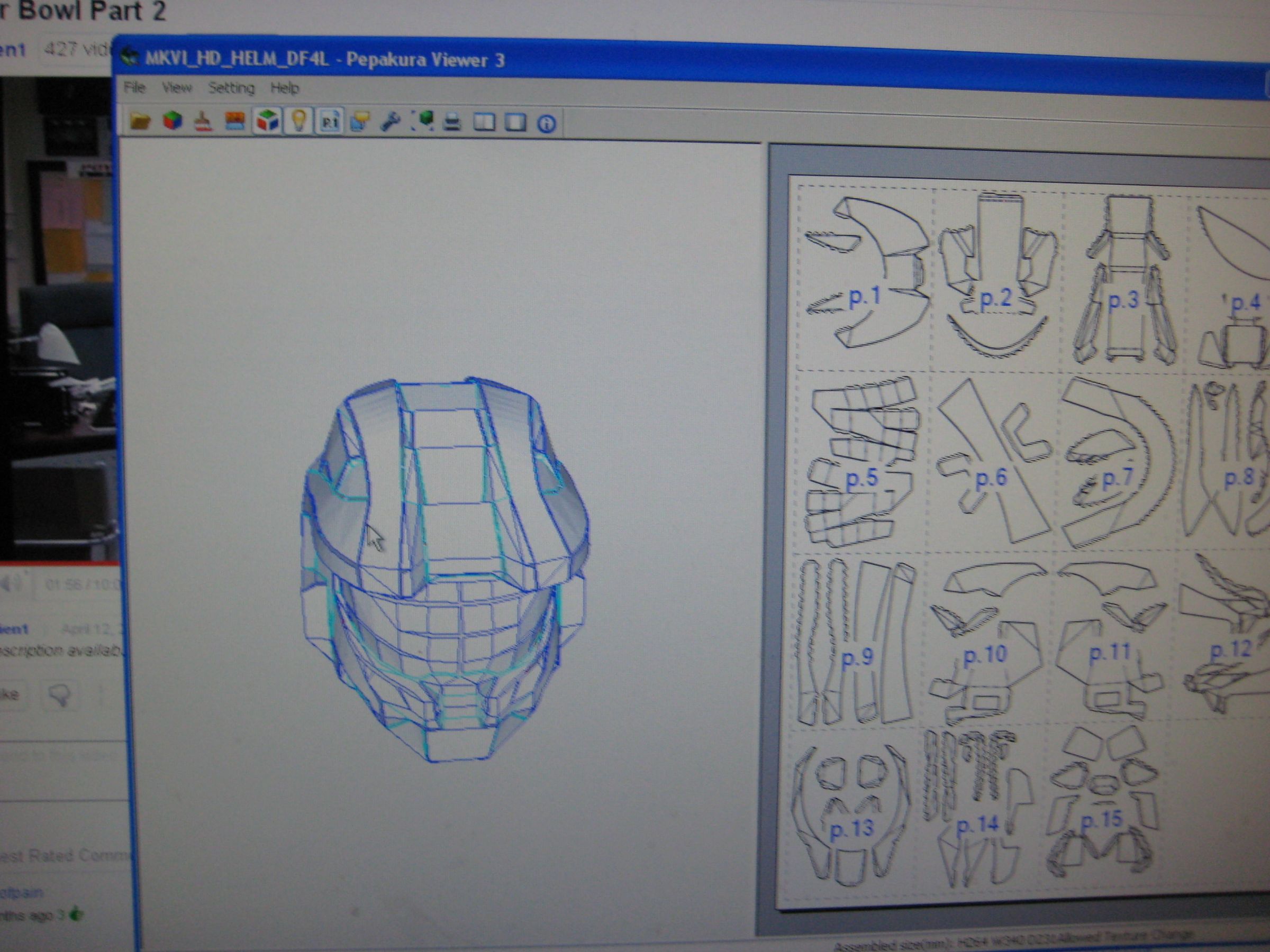 How to Make a Halo Helmet Using Pepakura! : 8 Steps - Instructables