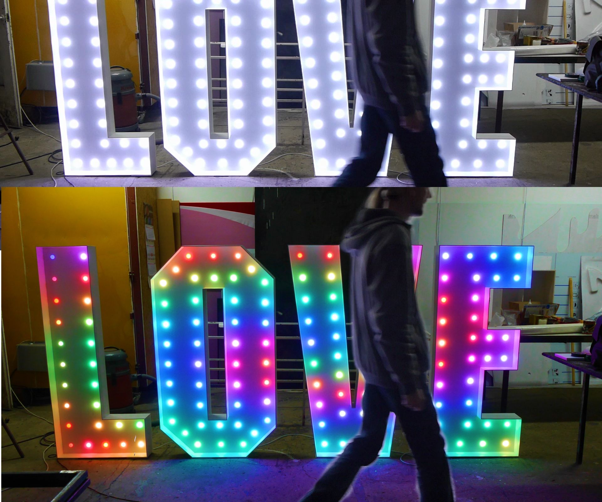 Big LOVE Sign Marquee Letters : 15 Steps (with Pictures) - Instructables