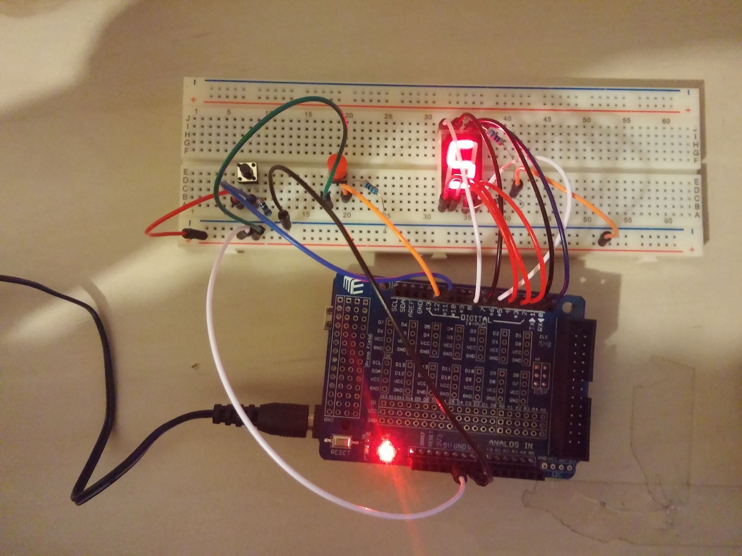 Arduino 7-Segment Click Counter : 3 Steps - Instructables