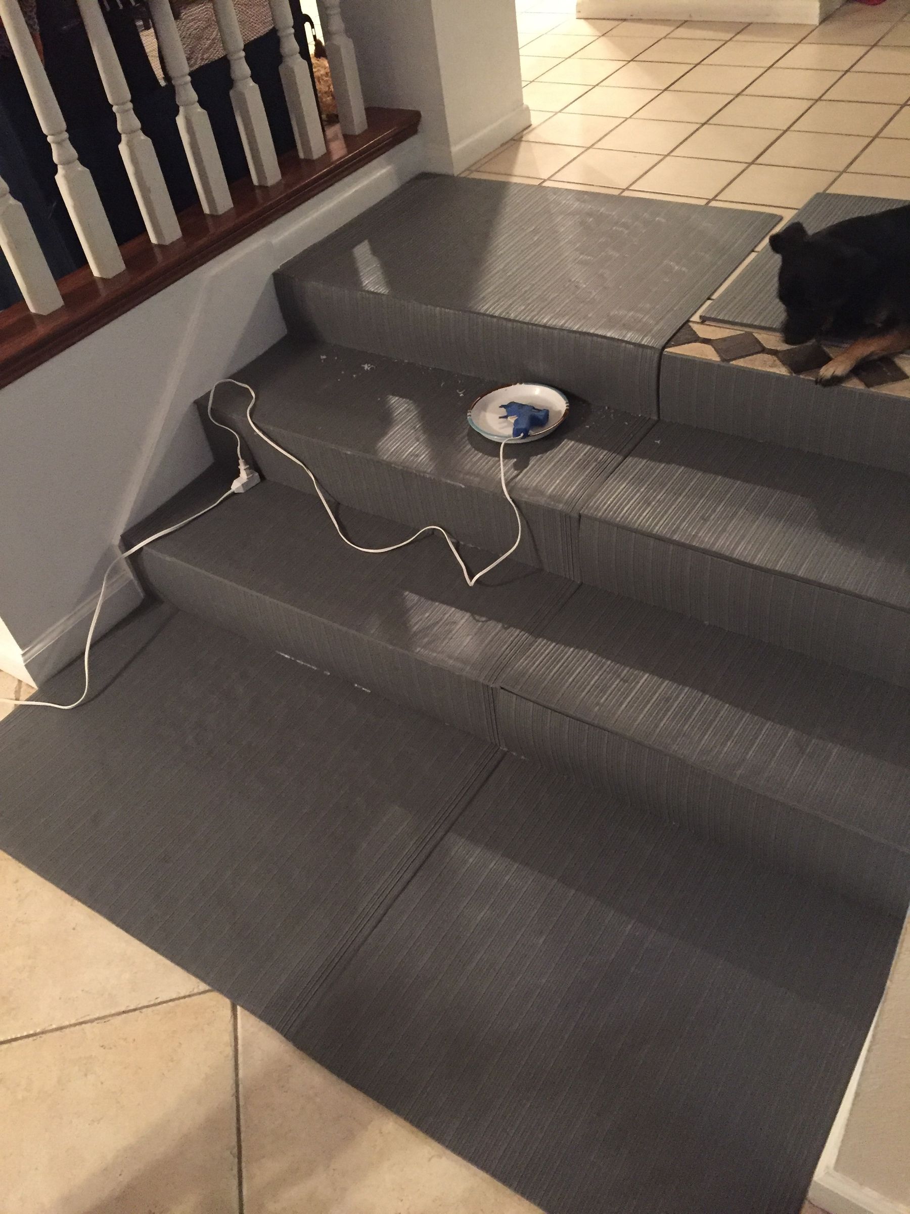 Baby Proof Cushioned Stair Runners : 9 Steps (with Pictures ...