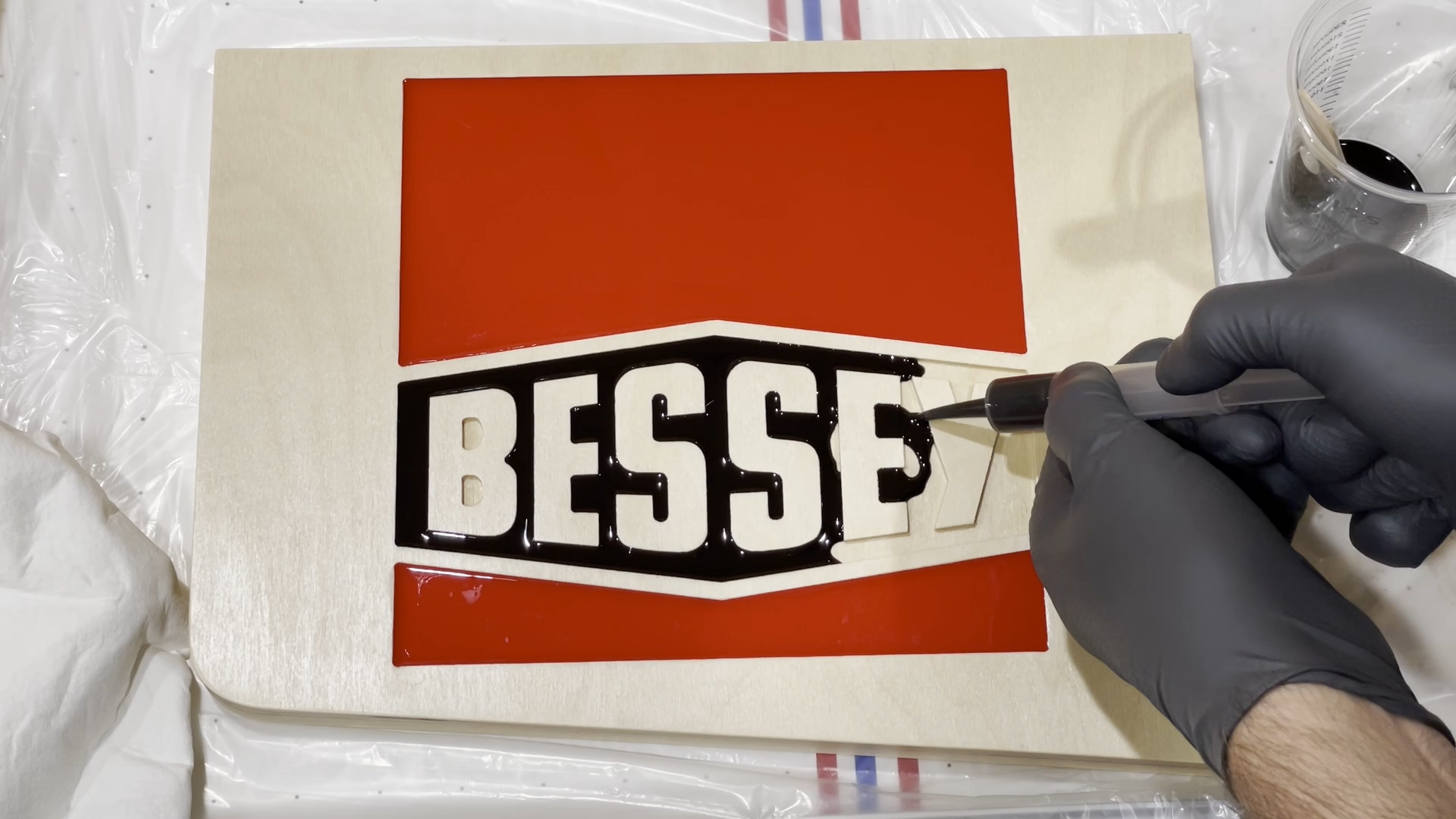 Bessey Clamp Racks With Epoxy Logos : 9 Steps (with Pictures ...