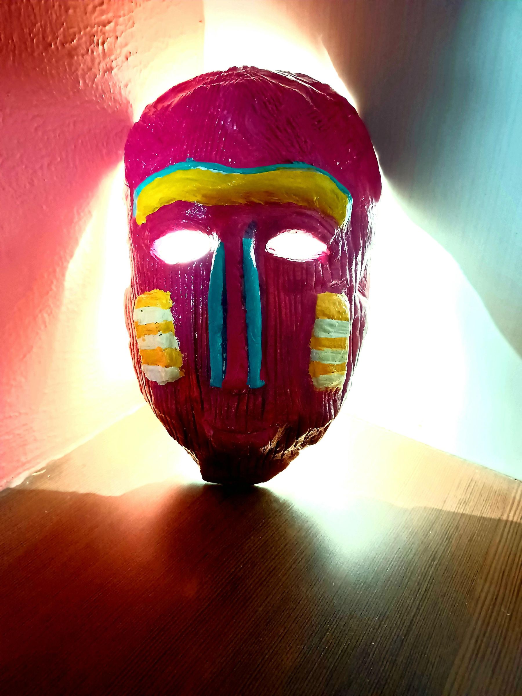 Tribal Mask Made From Air Dry Clay : 6 Steps - Instructables