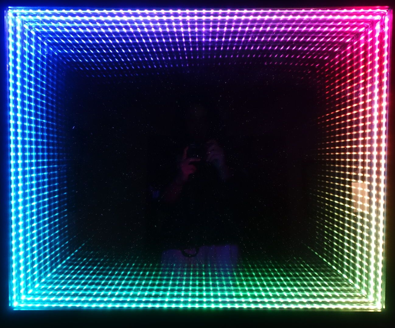Make a Programmable RGB LED Infinity Mirror With Arduino : 7 Steps ...