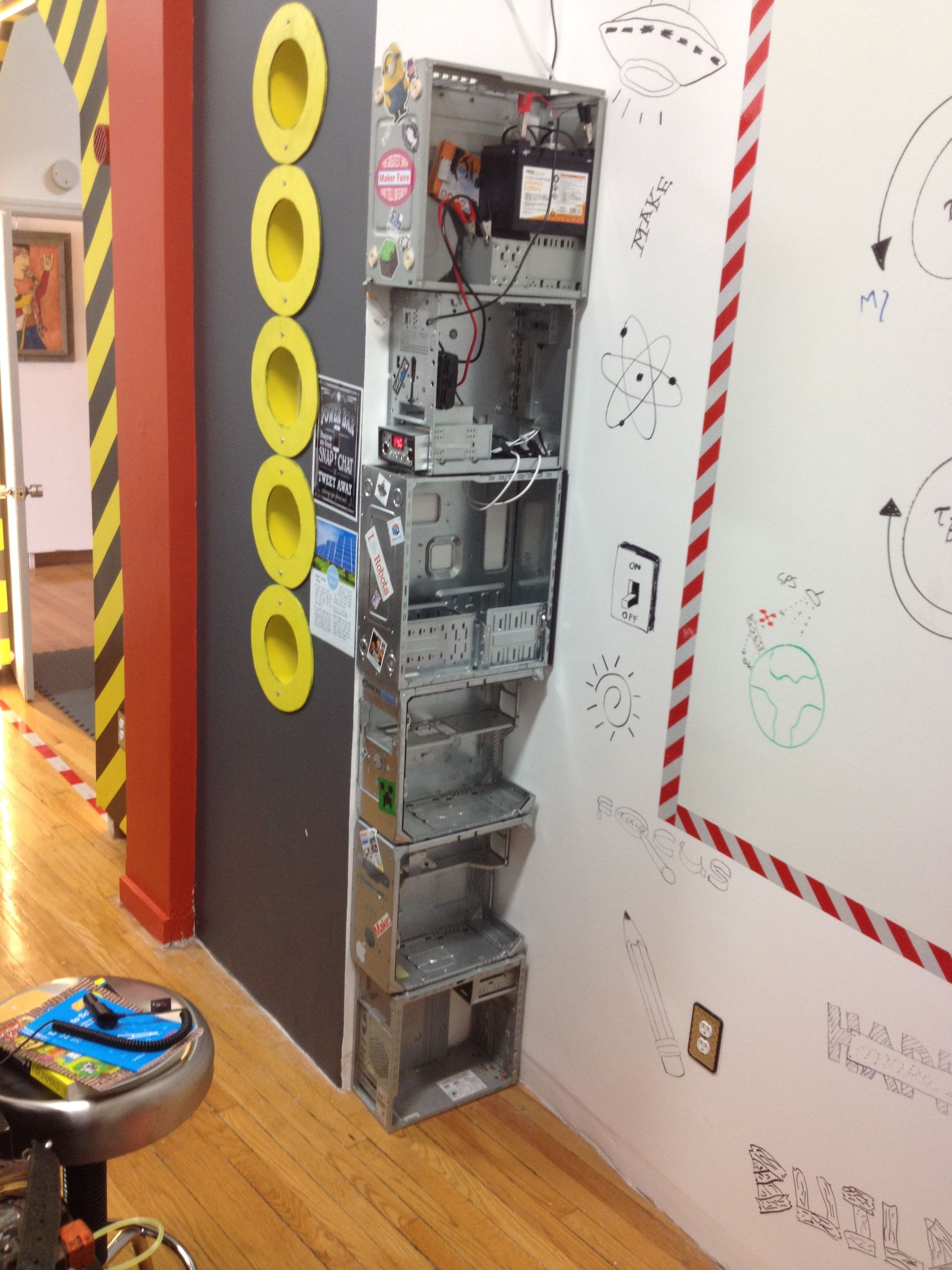 Turn Old Computer Tower Frames Into Heavy Duty Shelving. : 4 Steps ...