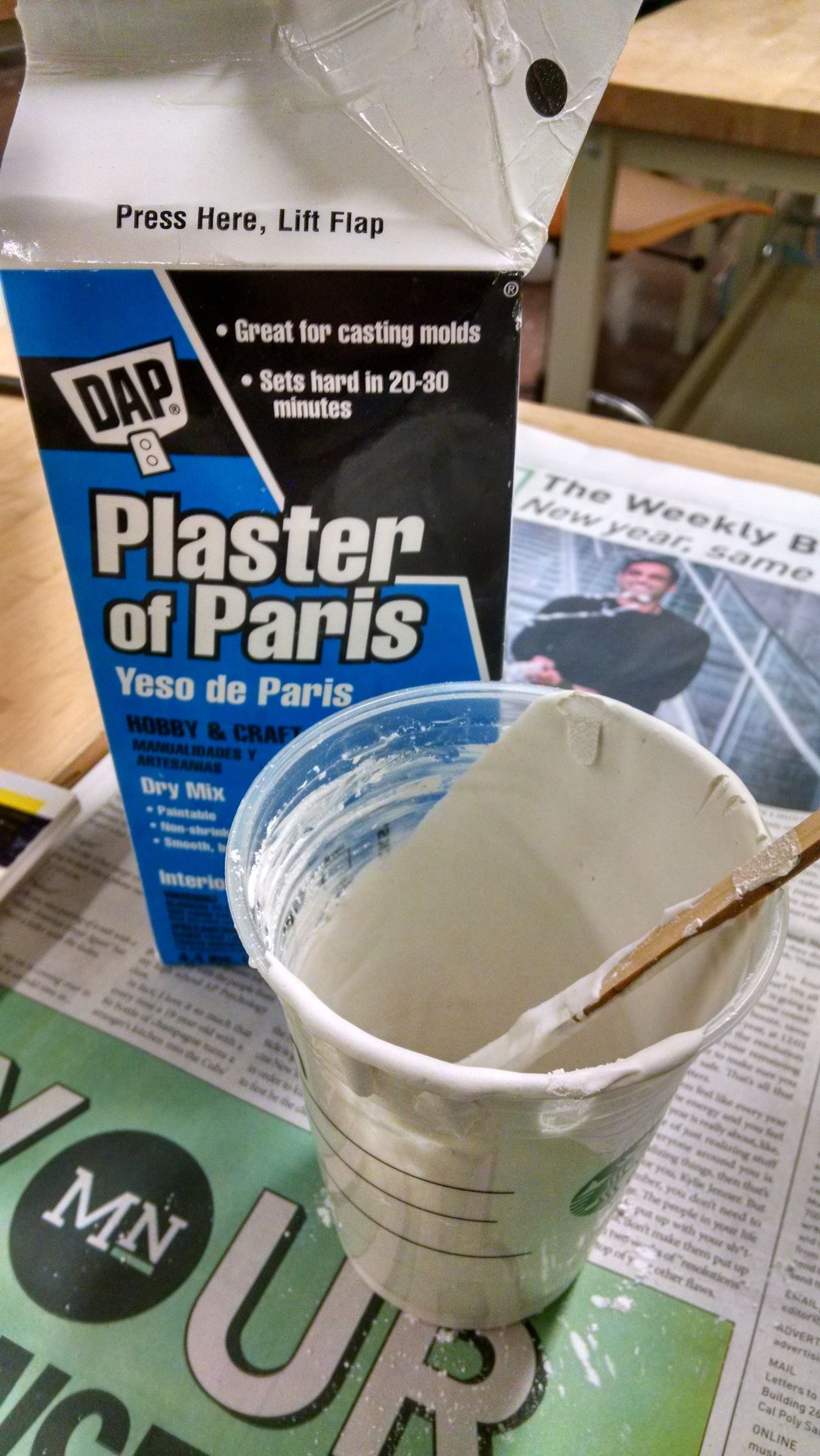 Plaster and Laser-Cut Wood Paperweight : 5 Steps (with Pictures ...