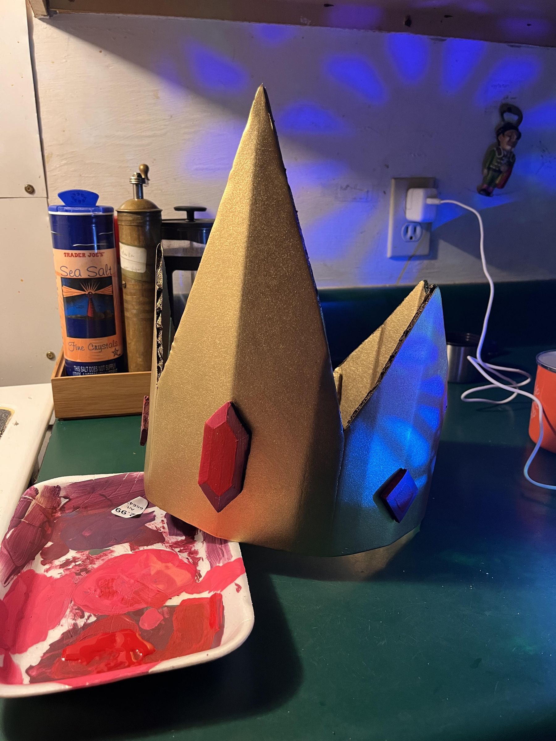 Adventure Time: Ice King's Crown Cosplay Headpiece : 8 Steps (with ...
