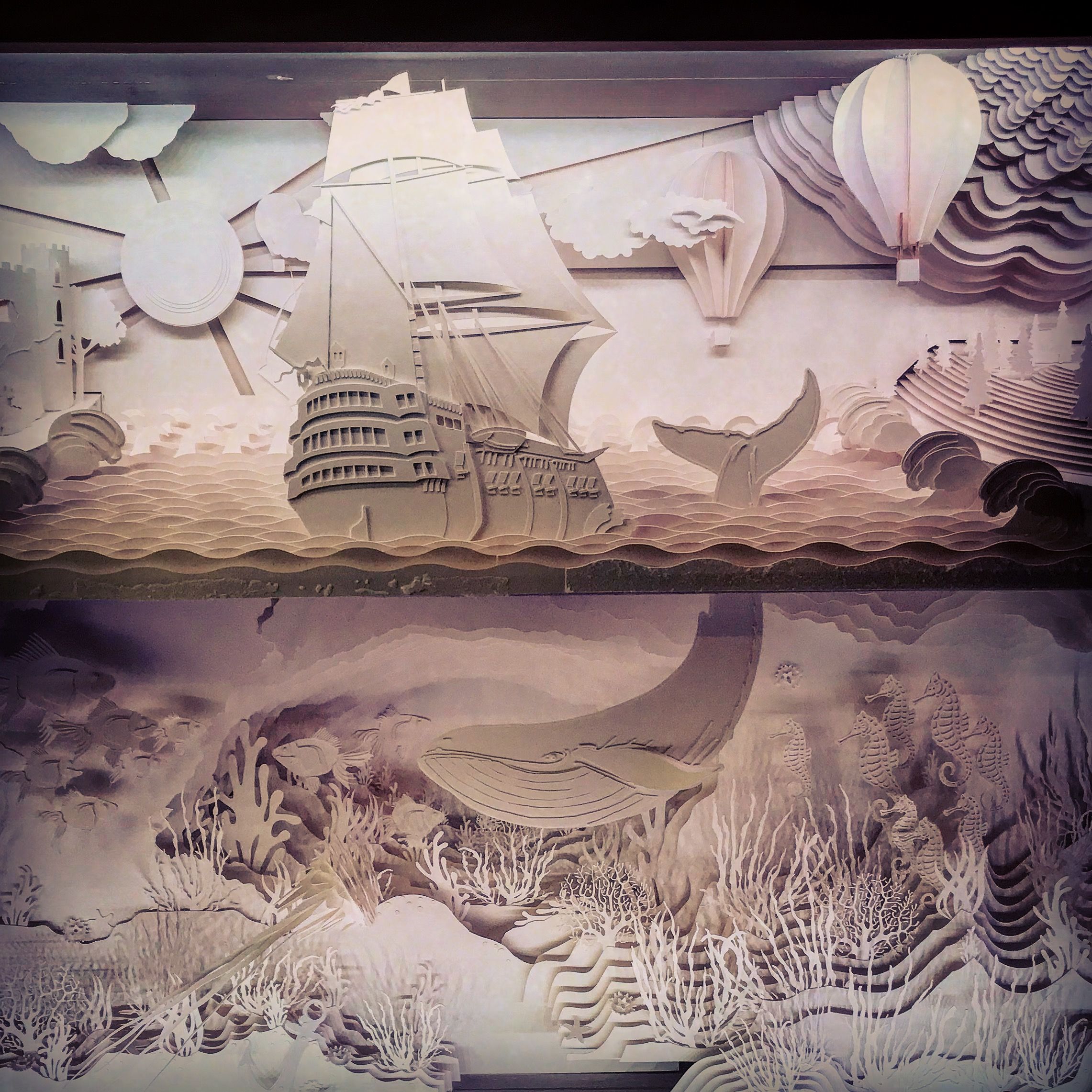 48 Inch Wide Layered Paper Art Shadow Box : 6 Steps (with Pictures ...