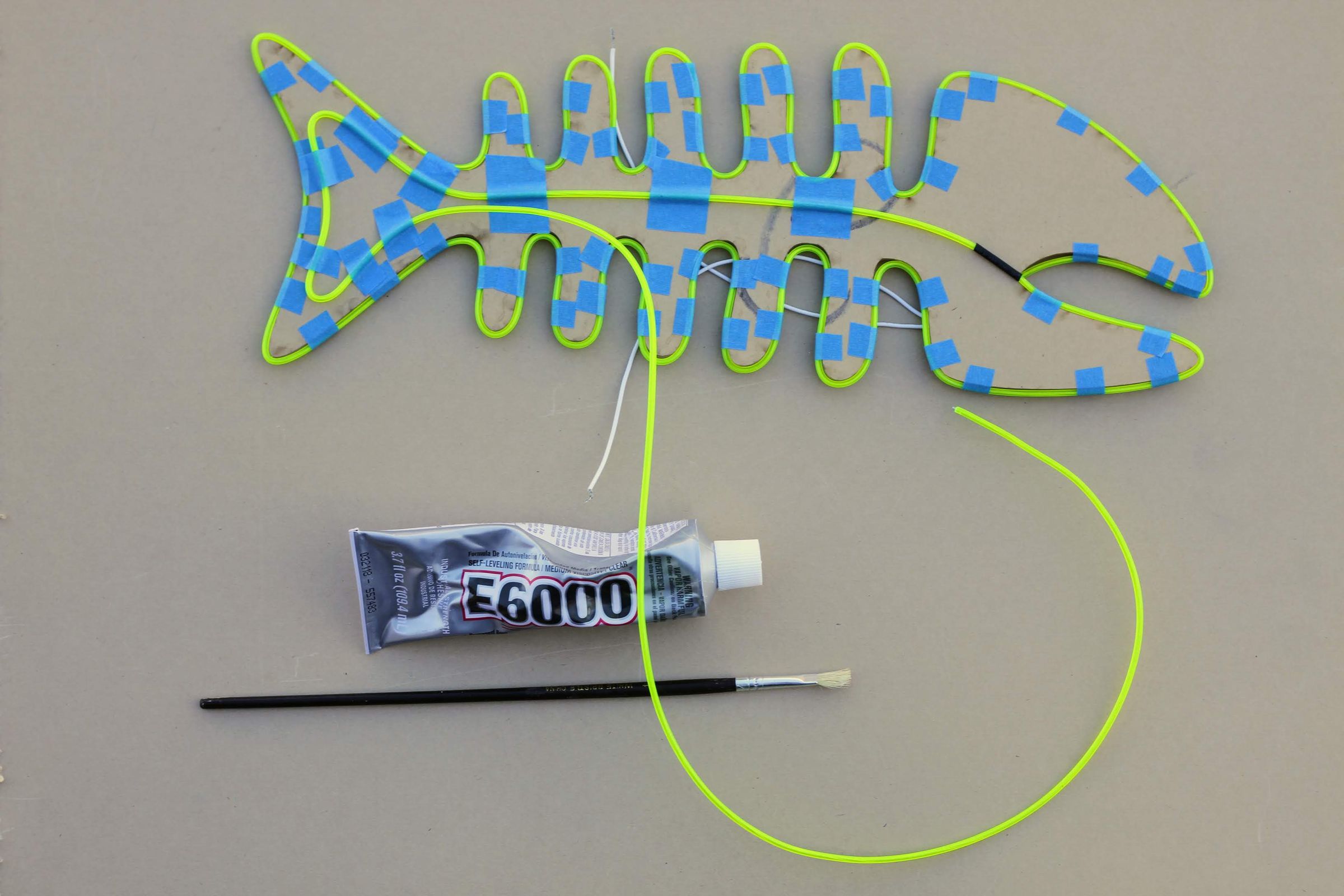 EL Wire Fish With LED Eyes : 13 Steps (with Pictures) - Instructables