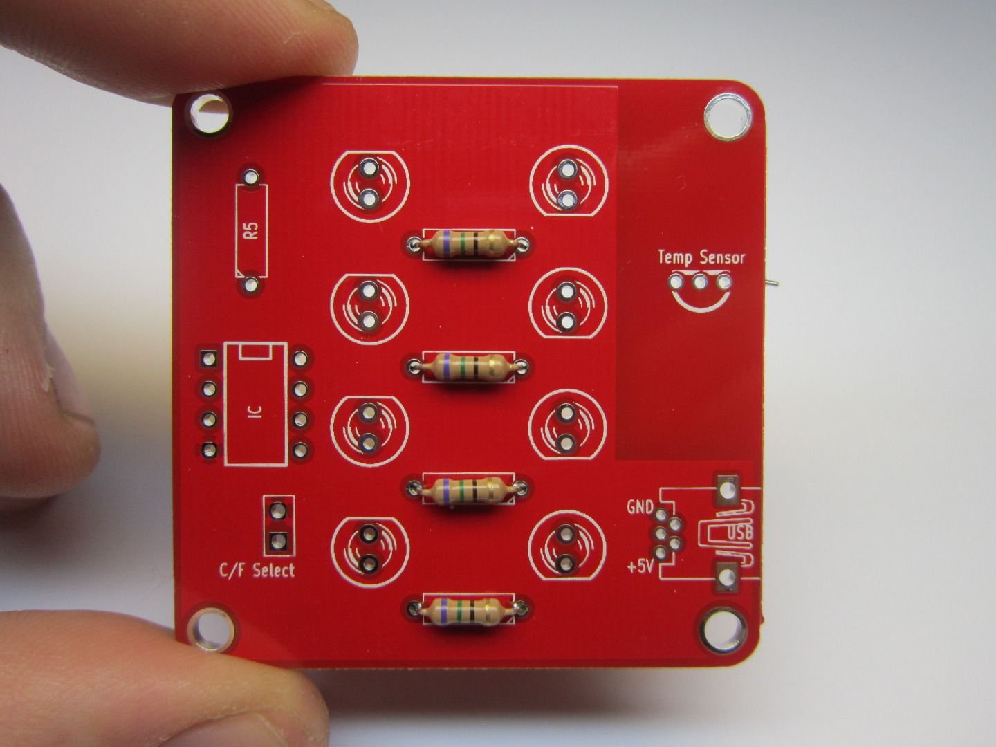 Binary Thermometer 2.0 : 7 Steps - Instructables