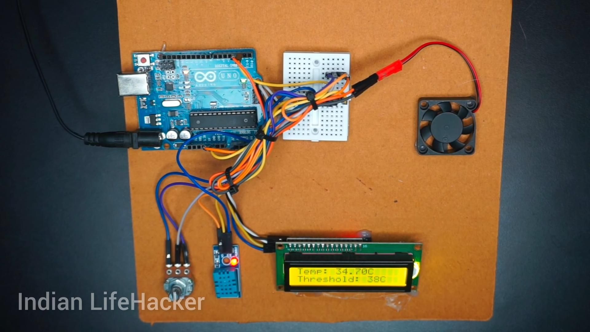 Building Your Own Temperature-Controlled Fan With DHT11 Sensor : 4 ...