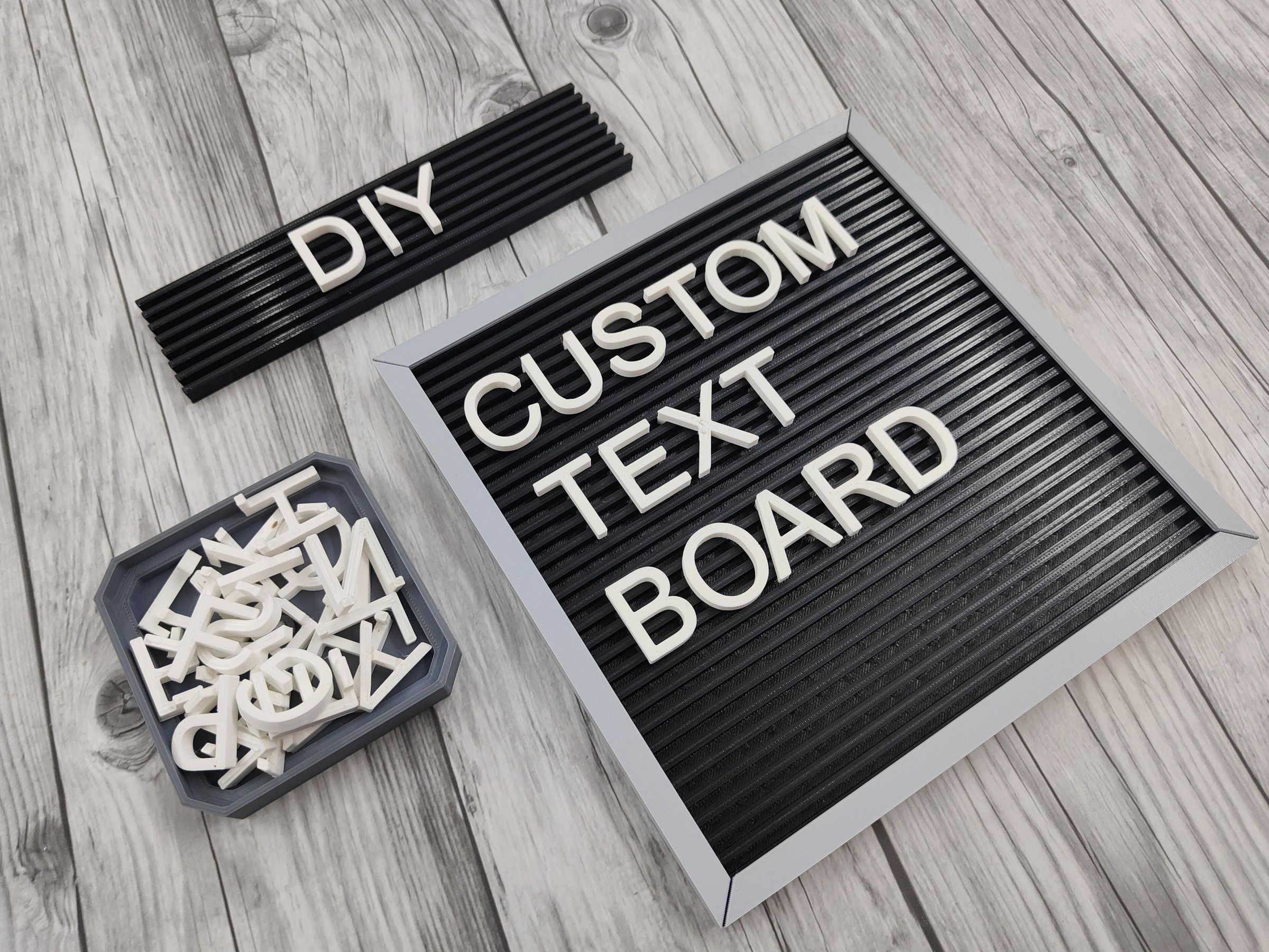 Customizable 3D Printed Text Board and Name Plate: Design, Print, and ...