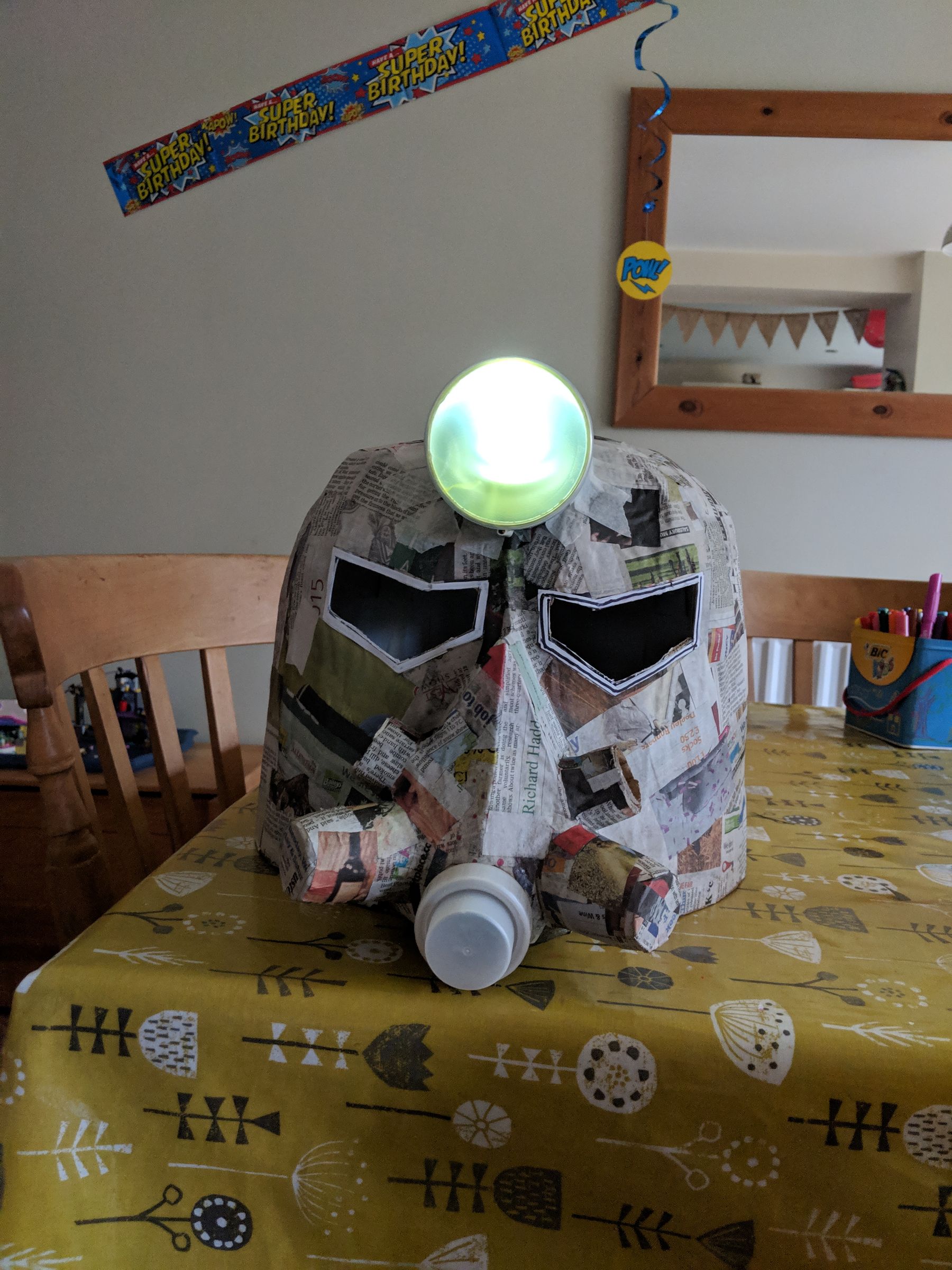Recycled Power Armour Helmet : 19 Steps - Instructables
