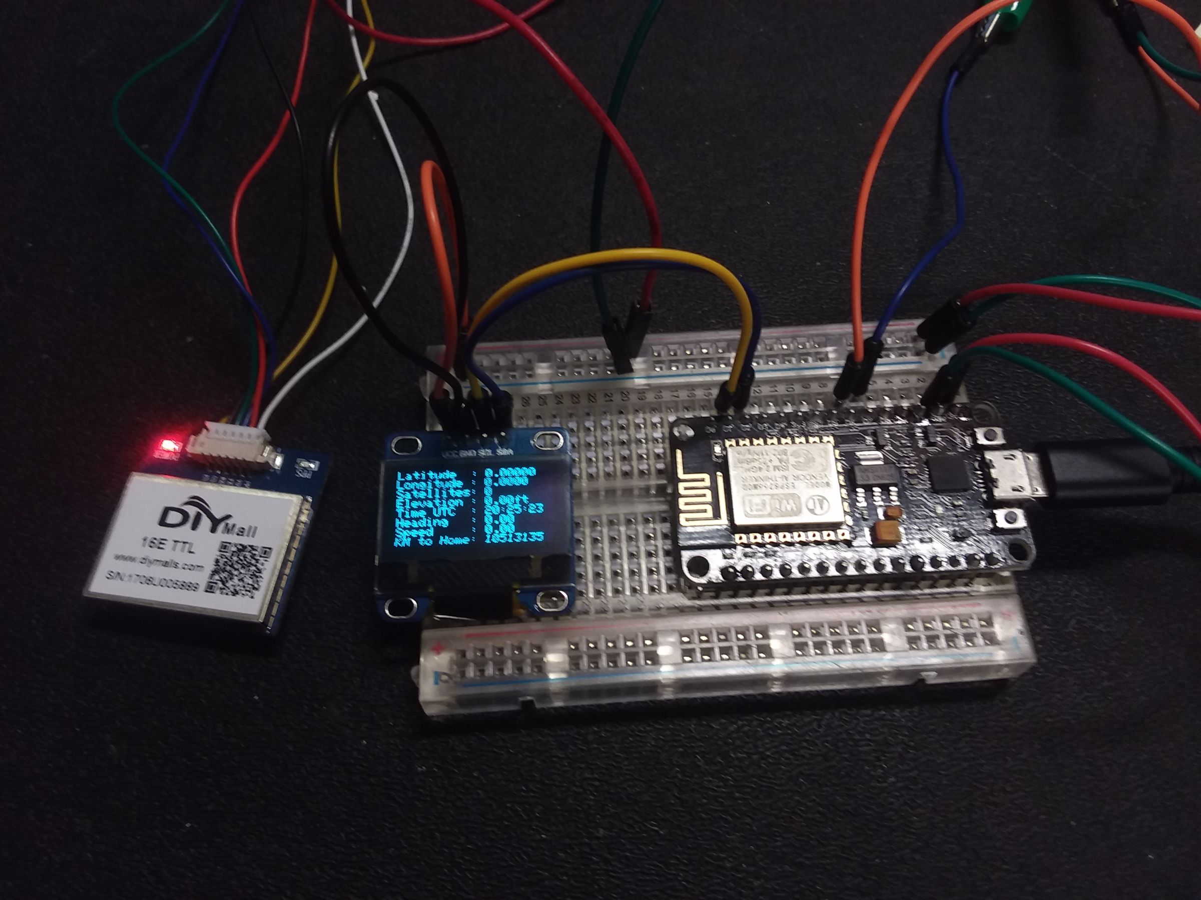 NodeMCU ESP8266 12e With GPS & OLED Display : 3 Steps - Instructables