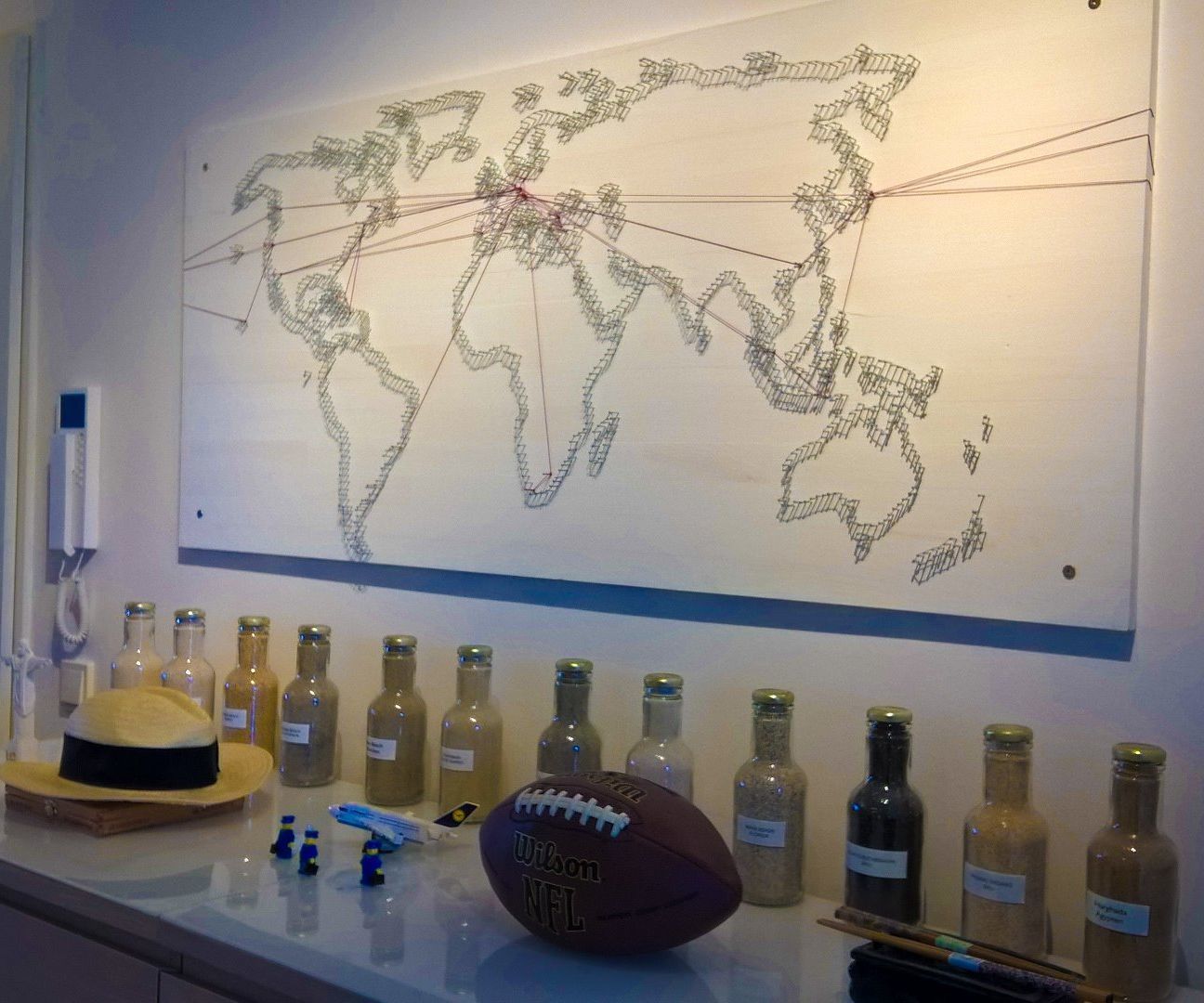 Visited Countries String Art Map : 10 Steps (with Pictures) - Instructables