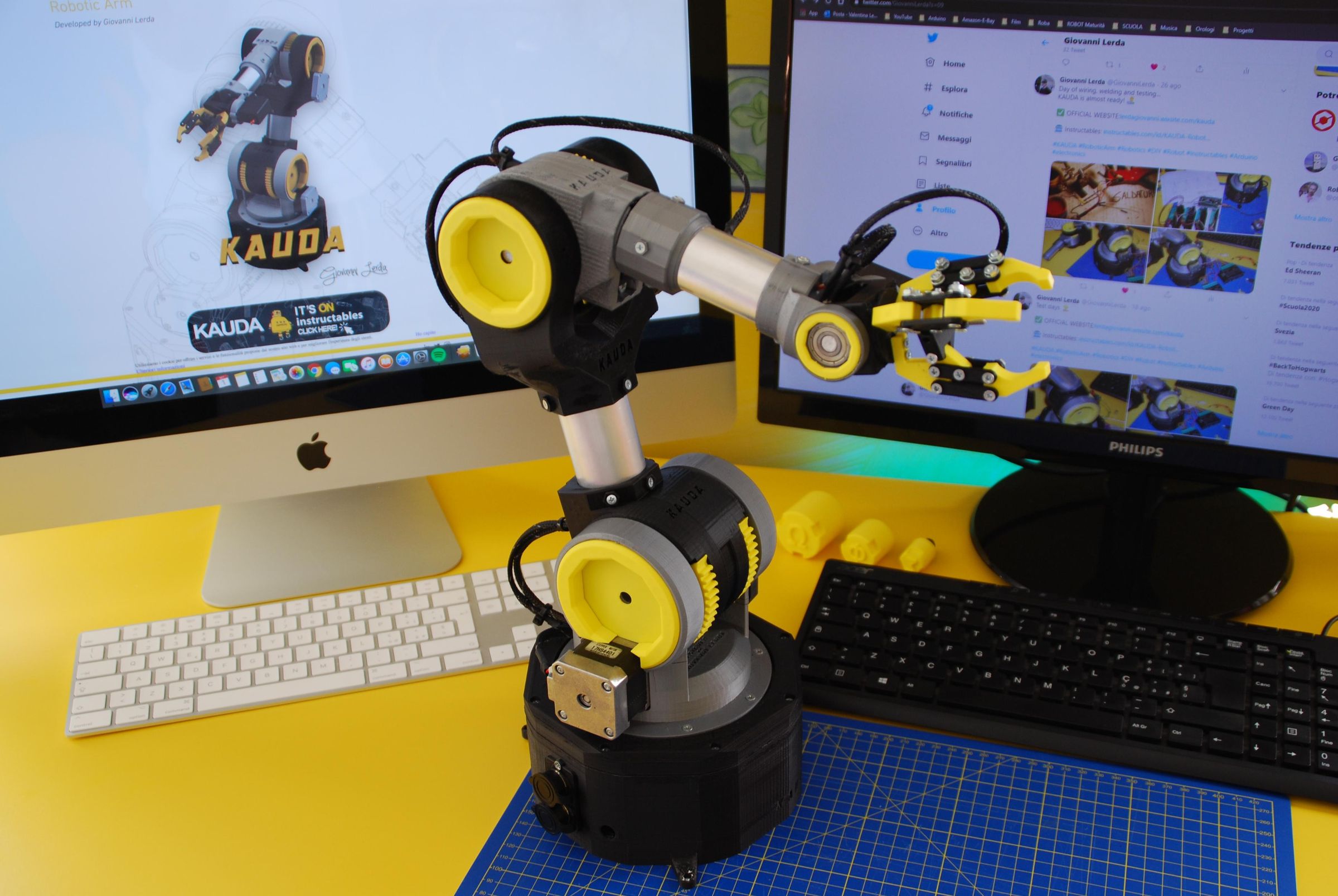 KAUDA Robotic Arm : 12 Steps - Instructables