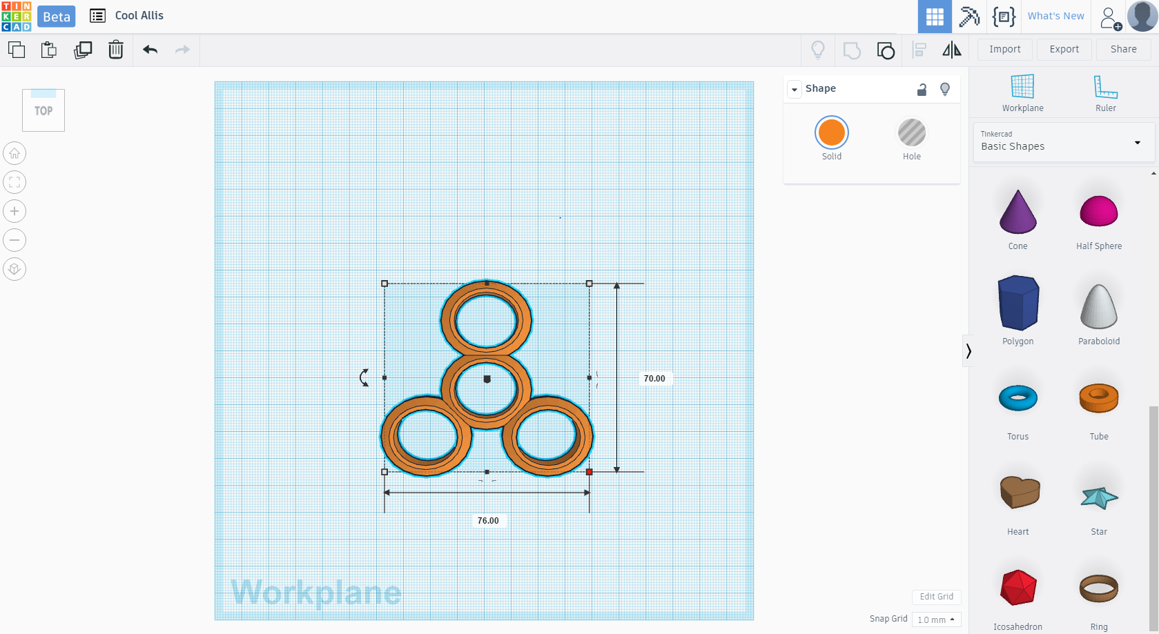 3d Printed Fidget Spinner Design Tinkercad : 5 Steps (with Pictures ...