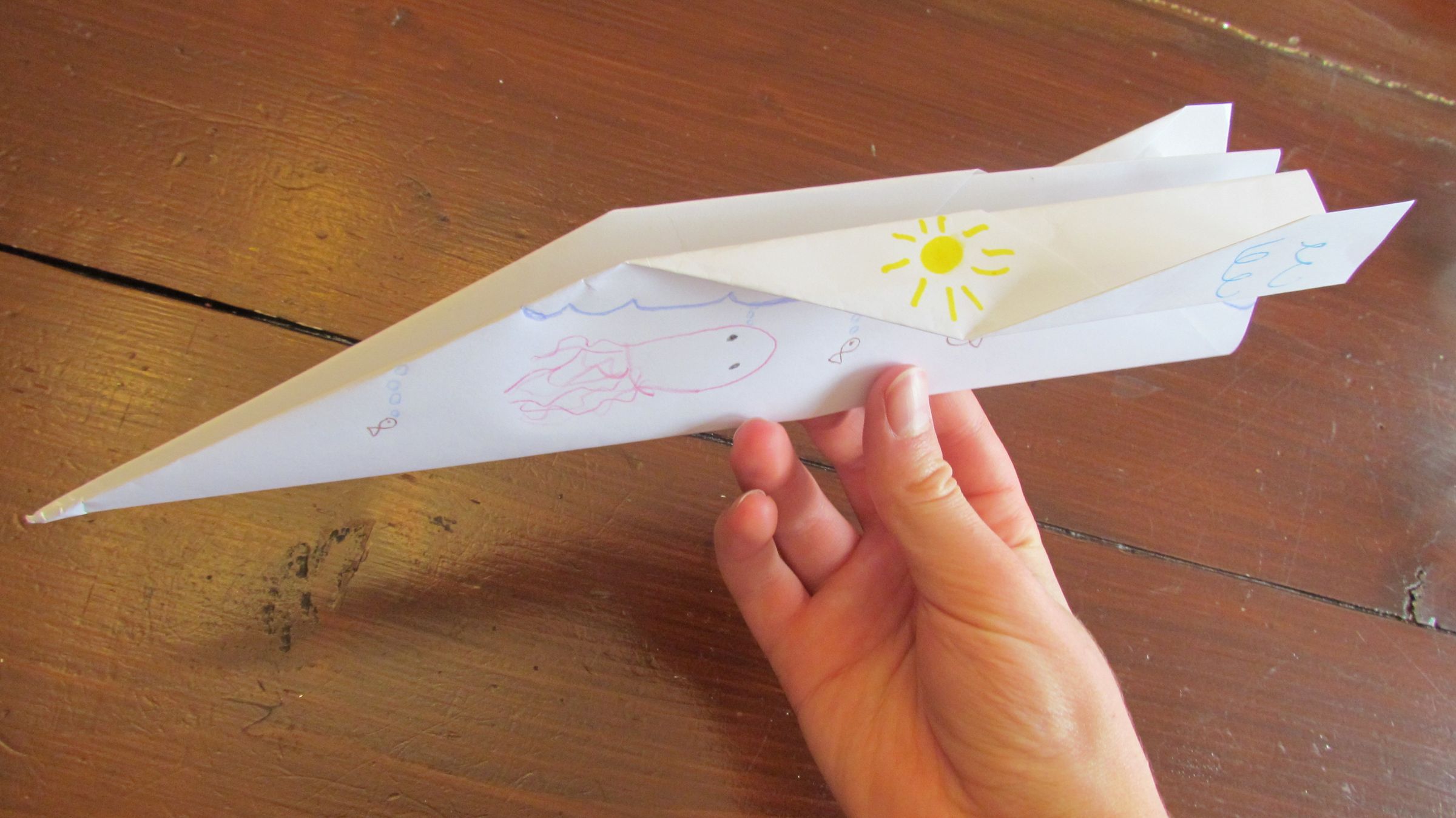 Colorful DIY Paper Airplane : 11 Steps - Instructables