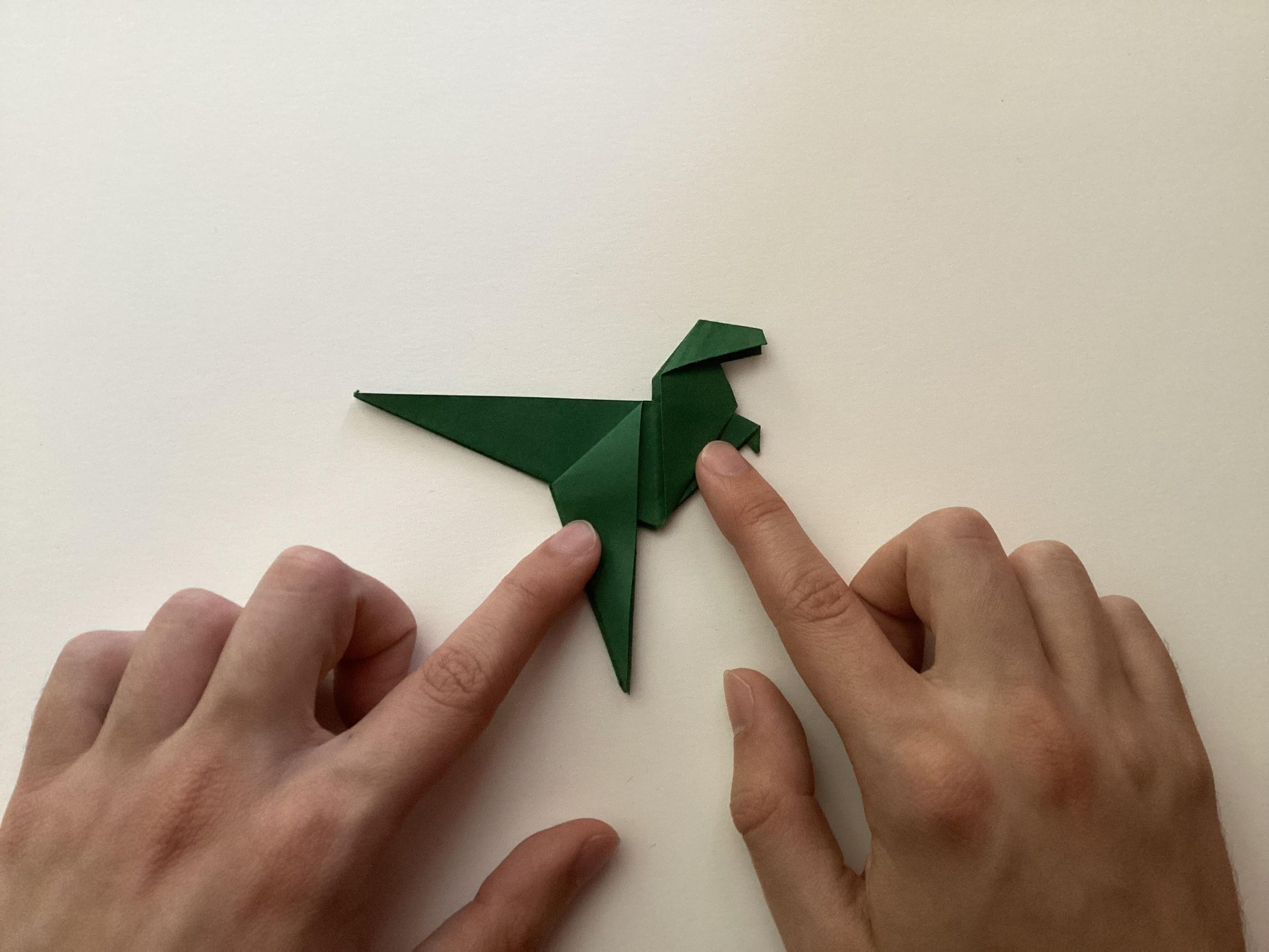 Origami Velociraptor : 12 Steps - Instructables