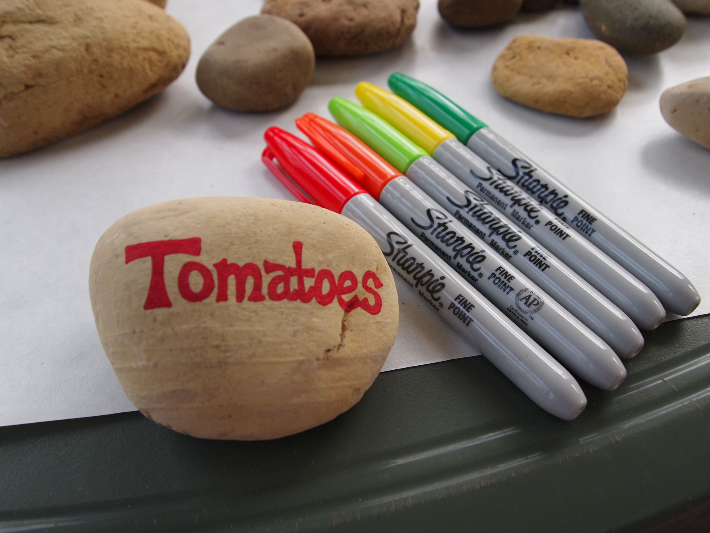 Painted Rock Garden Markers - Instructables