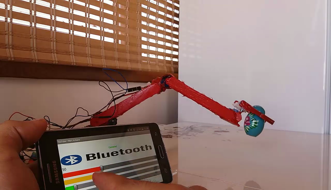 Arduino - Multi Servo Motor Control Via Bluetooth Using the Android App ...