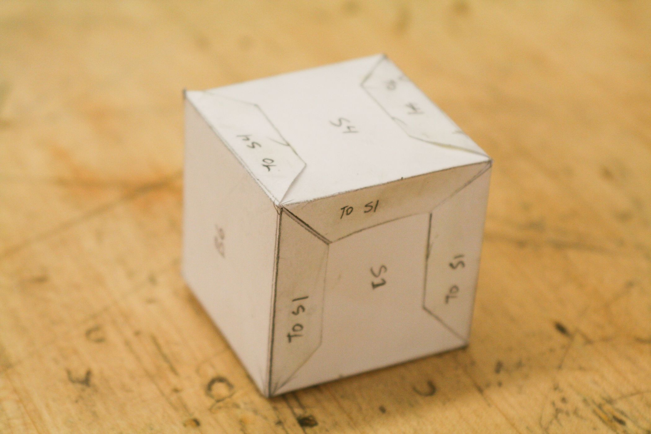 Perfect Paper Cube: Laying Out a Project Using Parallel Line ...