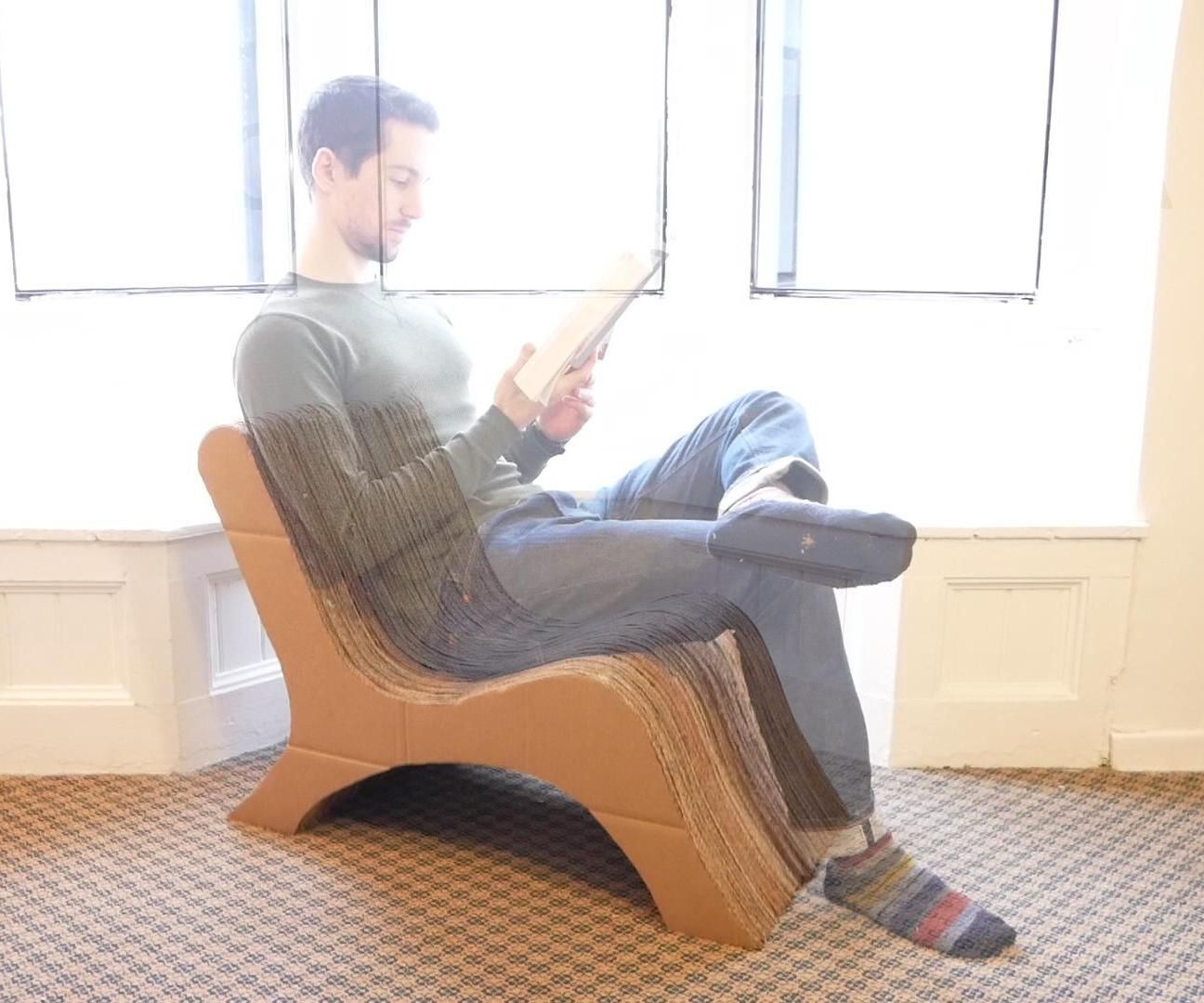 Modern Cardboard Chair : 5 Steps (with Pictures) - Instructables