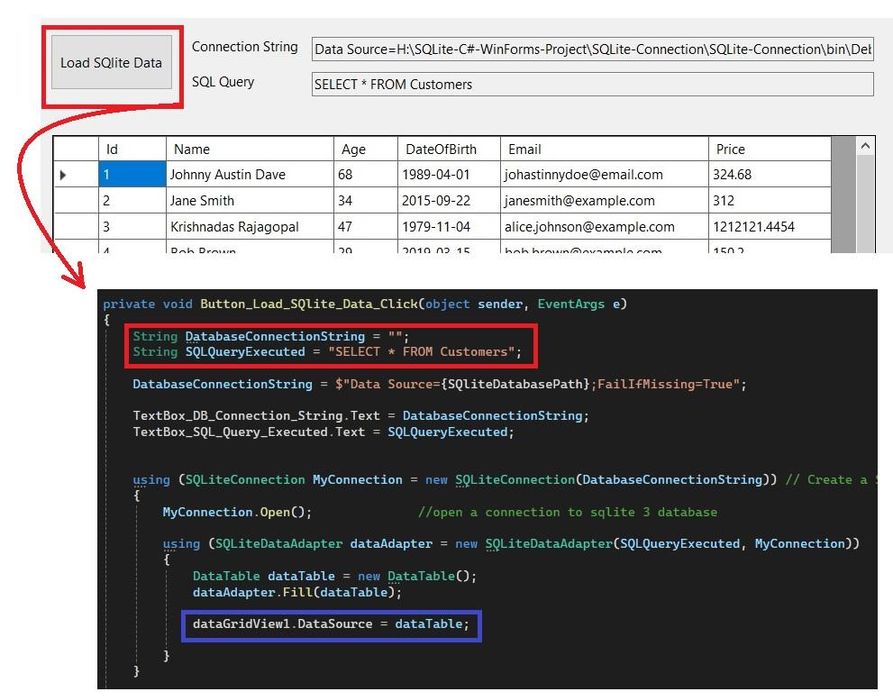 Beginners Guide to Building SQLite GUI Applications Using C# (Csharp ...
