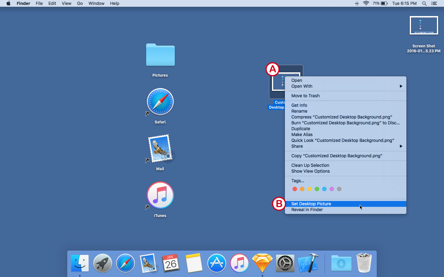 CUSTOMIZED DESKTOP BACKGROUND for Streamlined Computer Use : 14 Steps ...