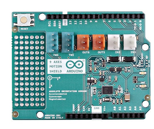 Using 9 Axes Motion Shield With Arduino : 3 Steps - Instructables