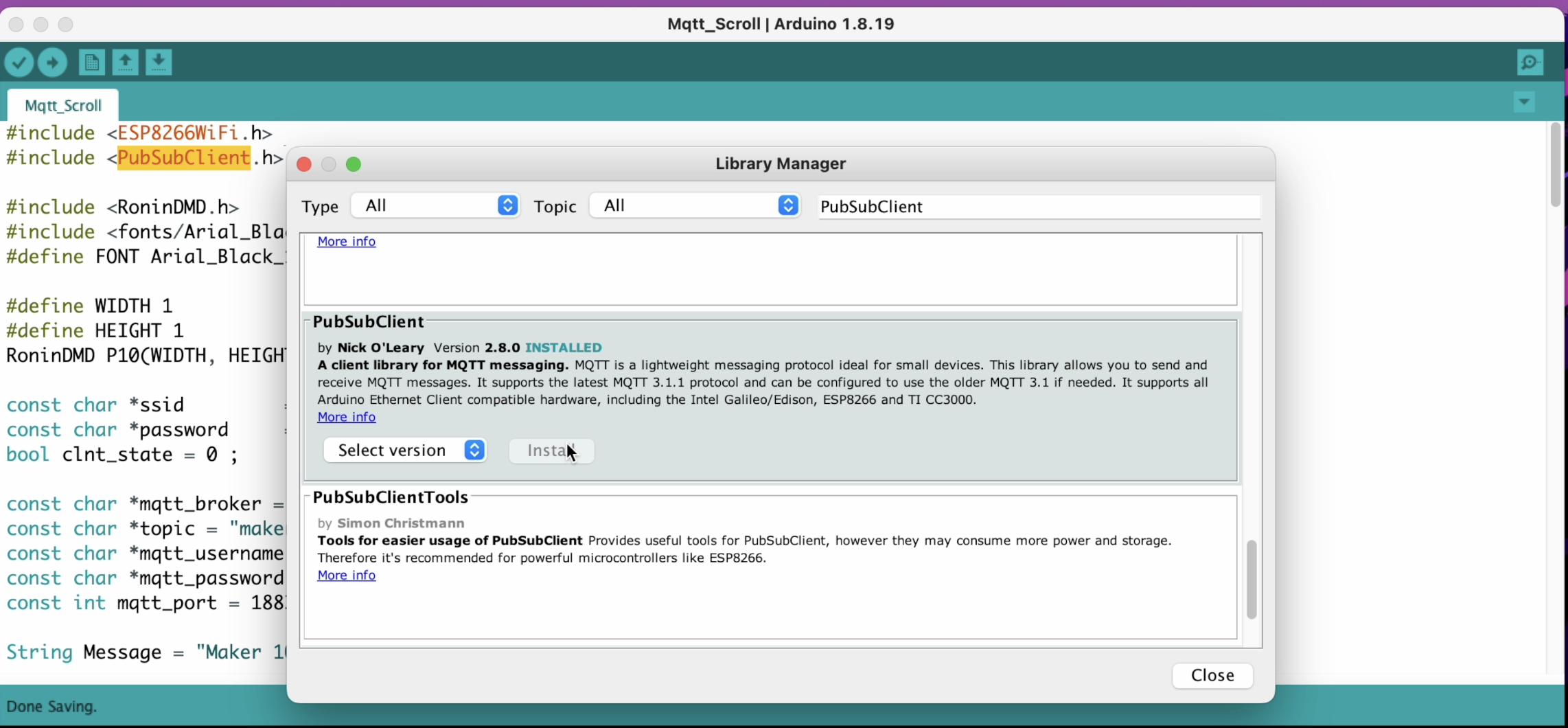 P10 LED Display WiFi Controller Board (ESP8266, MQTT) : 7 Steps (with ...