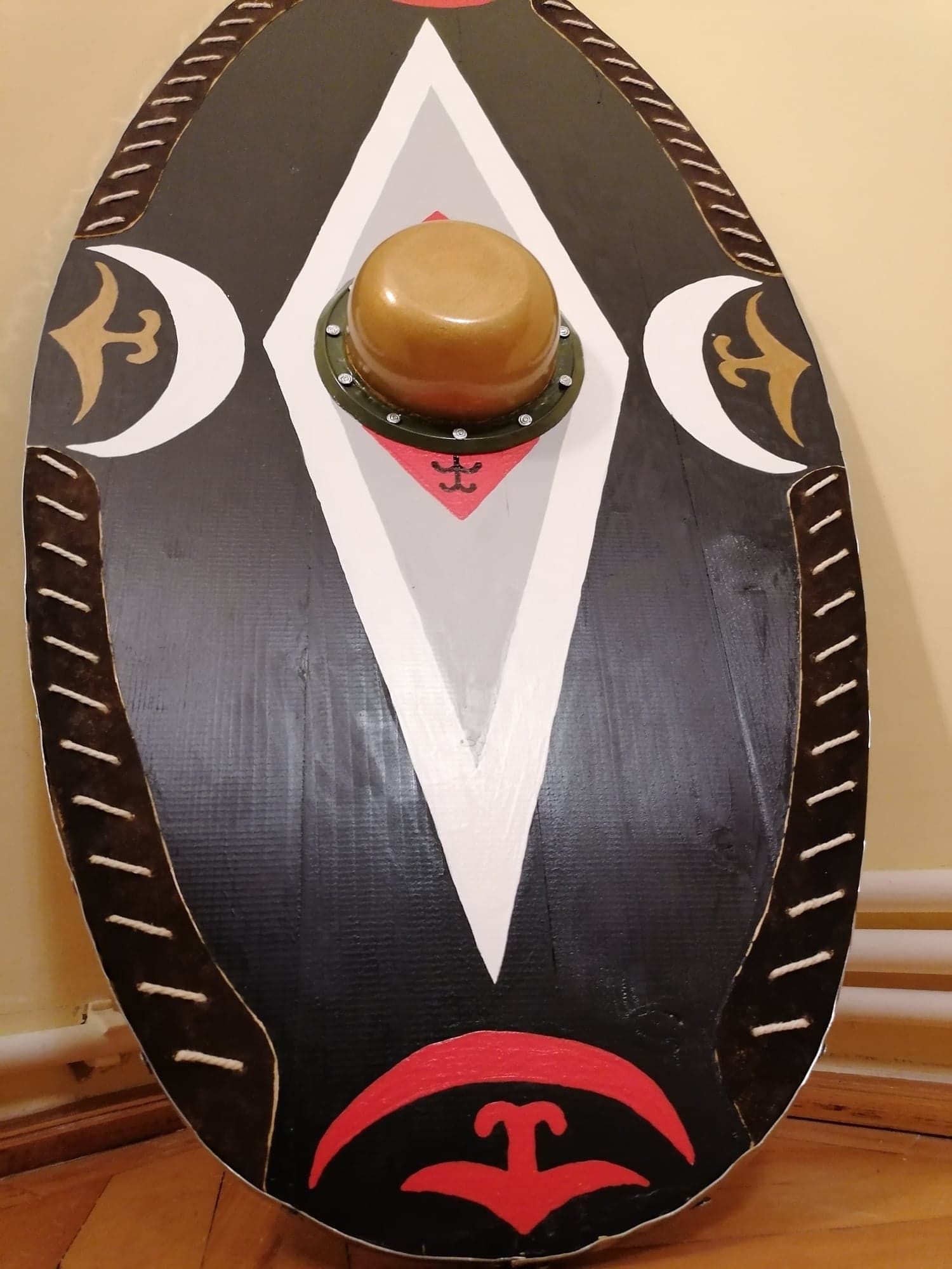 European Shield. Dacian Shield.How to Make a Wooden Shield Easily? : 6 ...