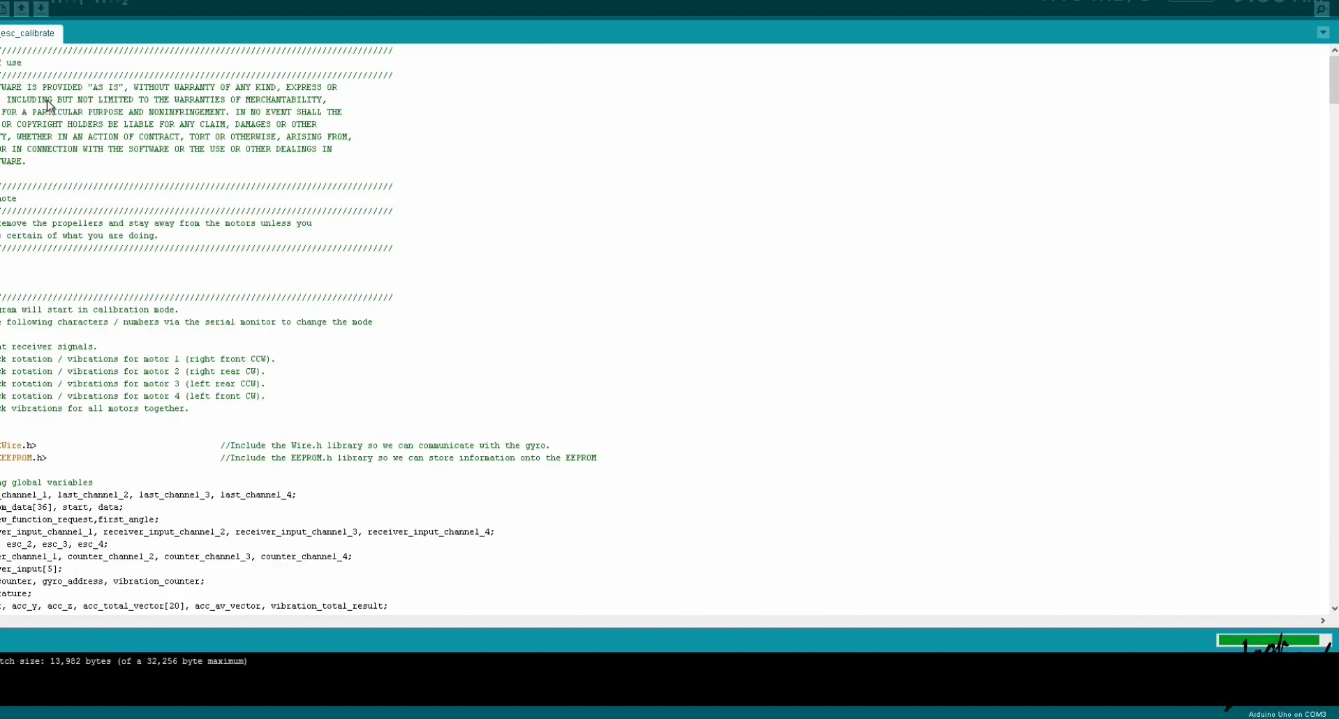 How to Make a Drone Using Arduino UNO | Make a Quadcopter Using ...