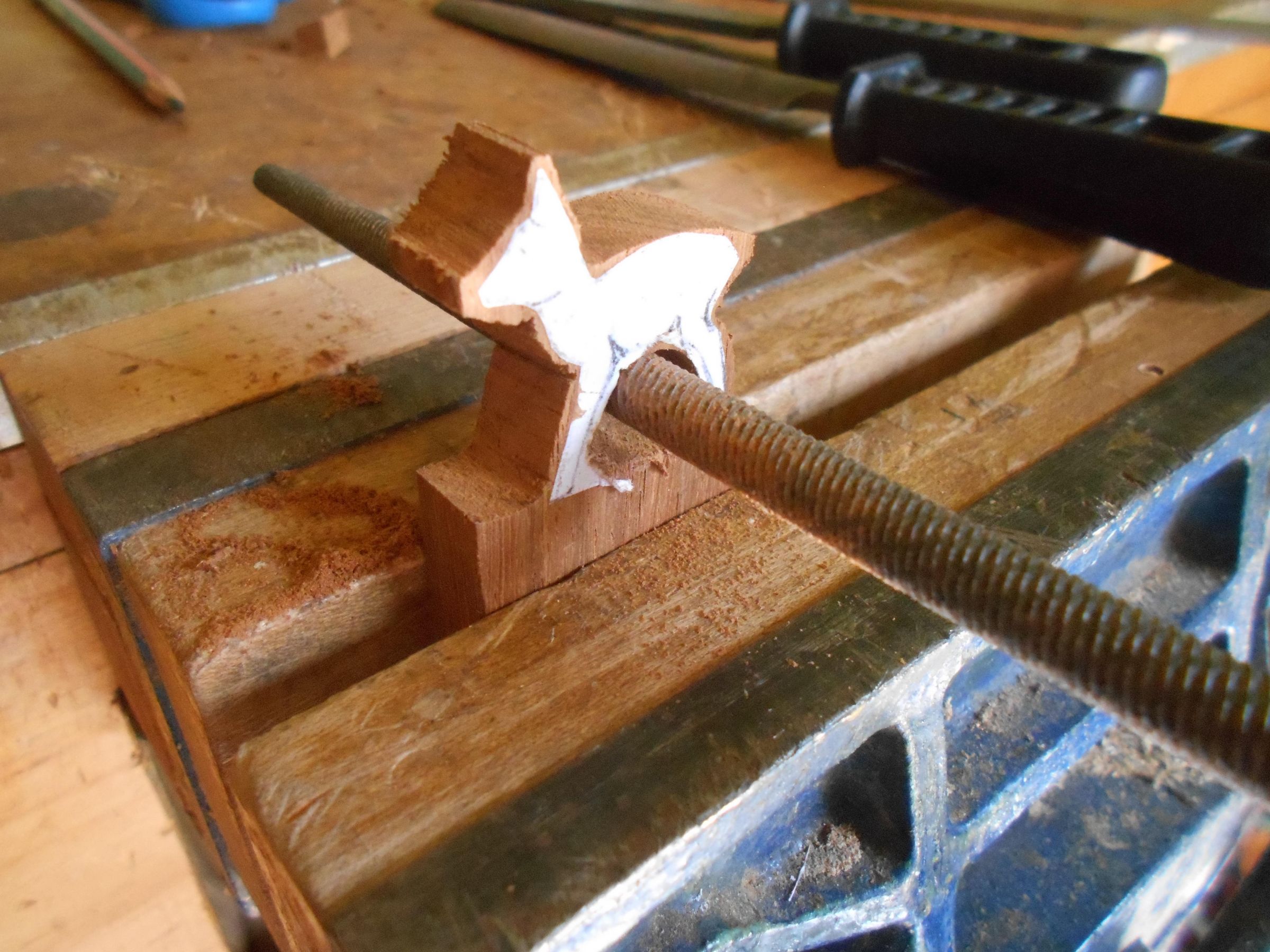 Wood Carving With Files - a Small Deer : 16 Steps (with Pictures ...