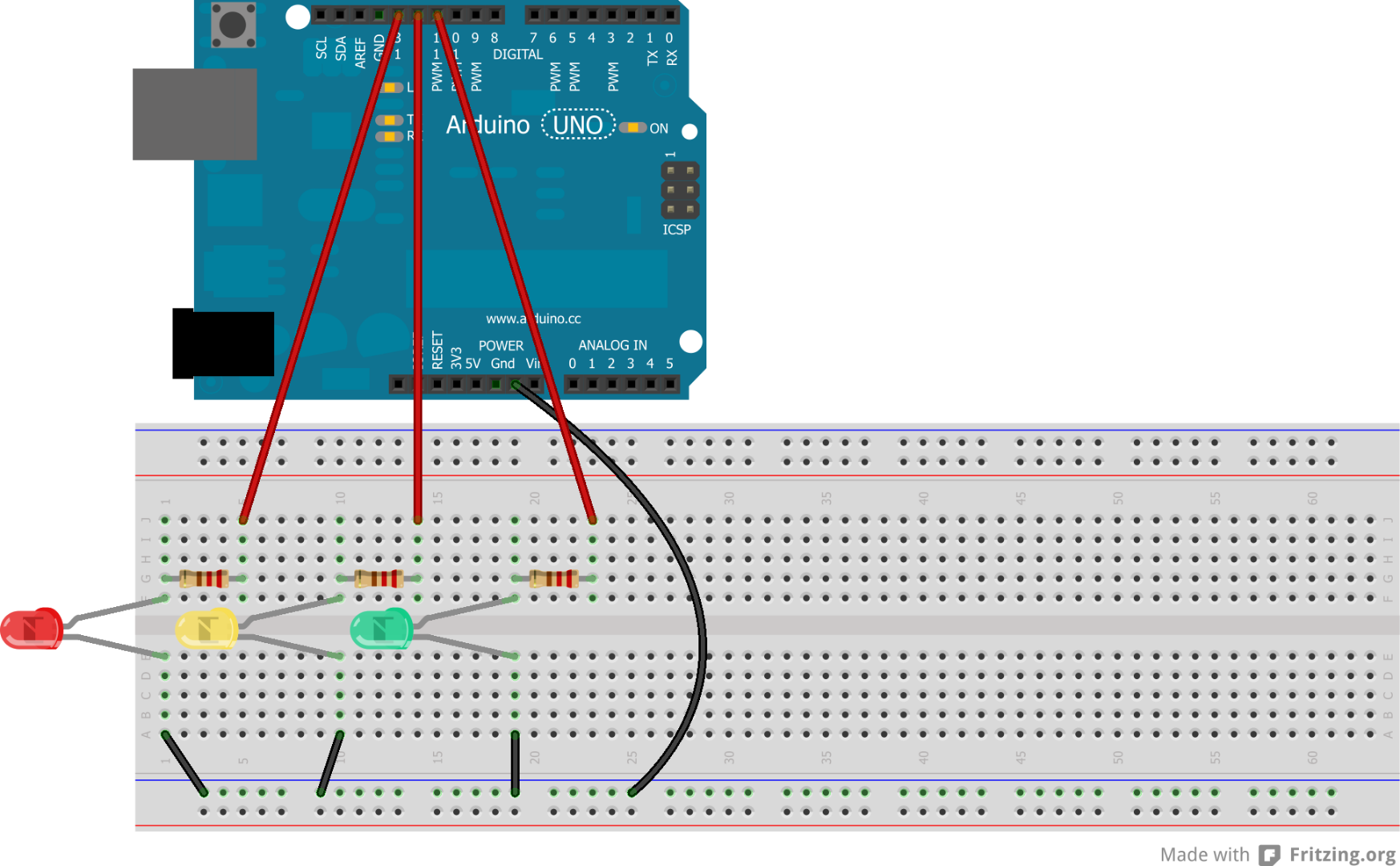 Arduino Traffic Light : 4 Steps - Instructables