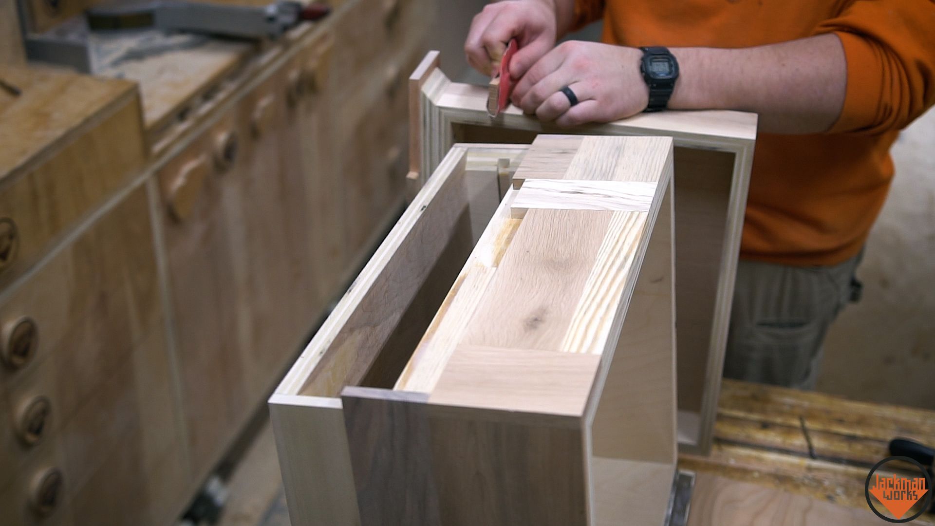 Secret Compartment Shoebox (with Pallet Wood Patchwork Hidden Latch ...