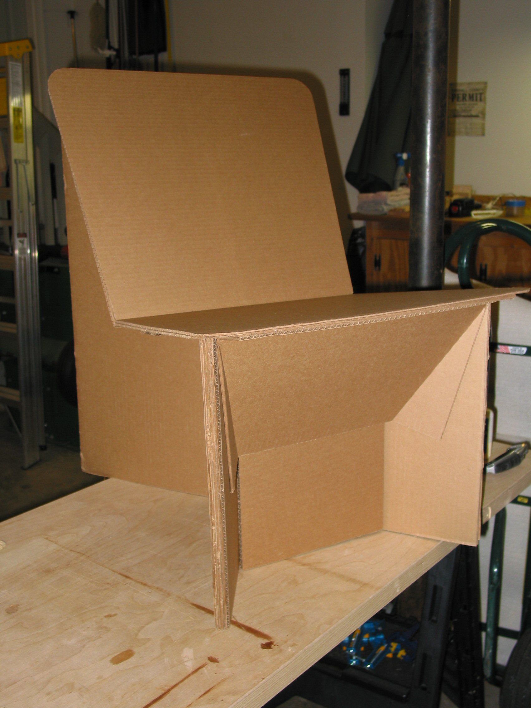 Contemporary Cardboard Chair - Instructables